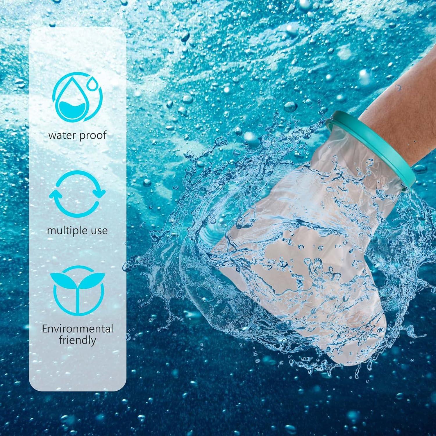 Vaileal Waterproof Leg Cover for Shower - Adult Shower Leg Protector ...