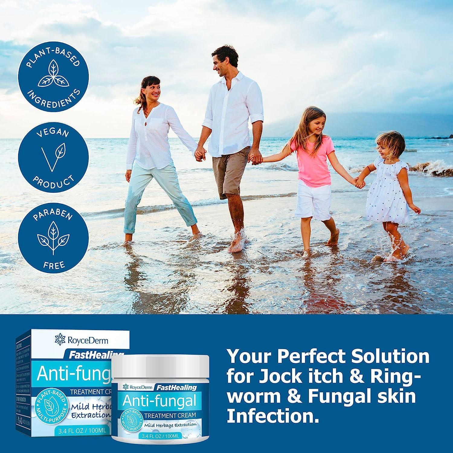 Roycederm Antifungal Cream - Maximum Strength Treatment for Athletes ...