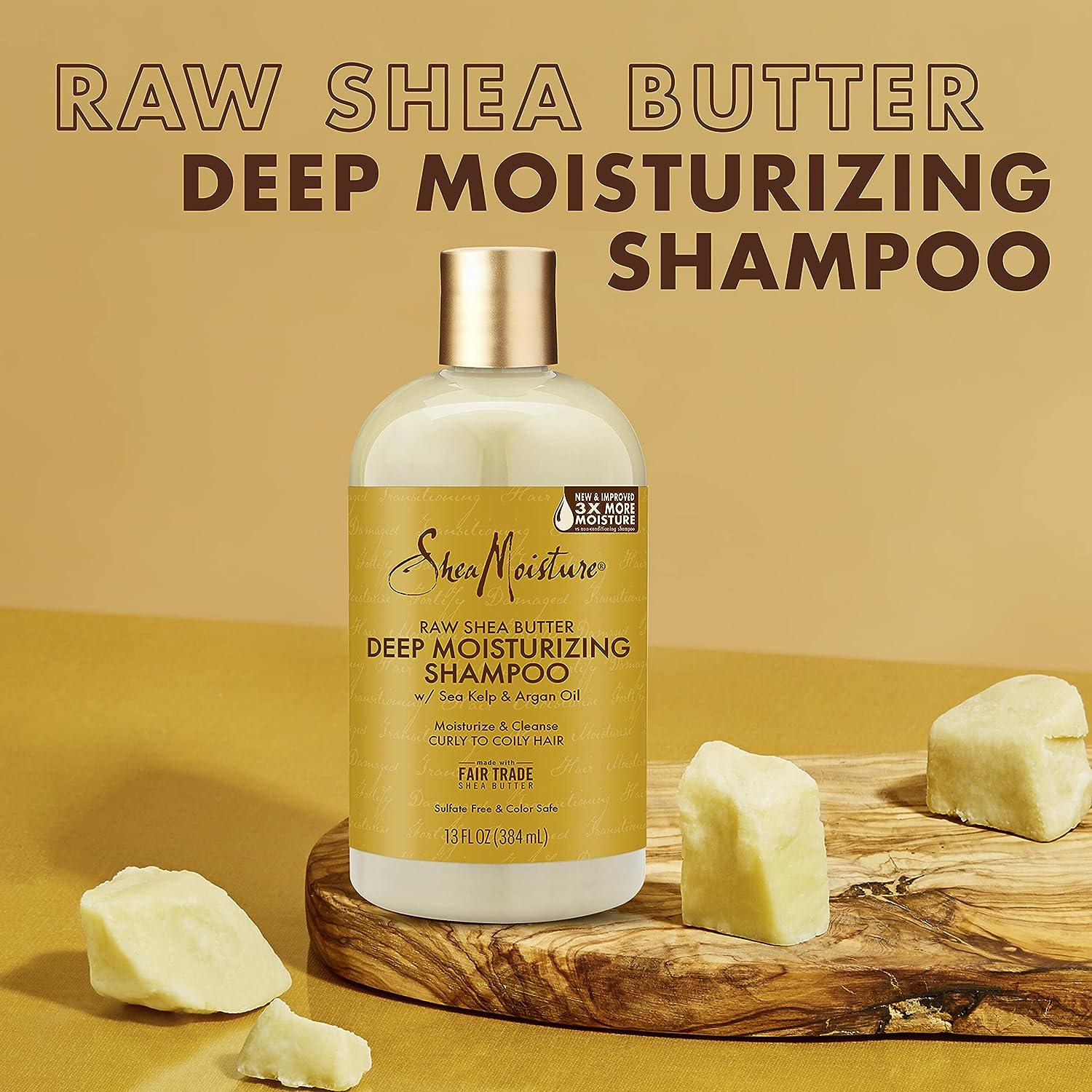 SheaMoisture Shampoo Deep Moisturizing For Dry Damaged Or Transitioning ...