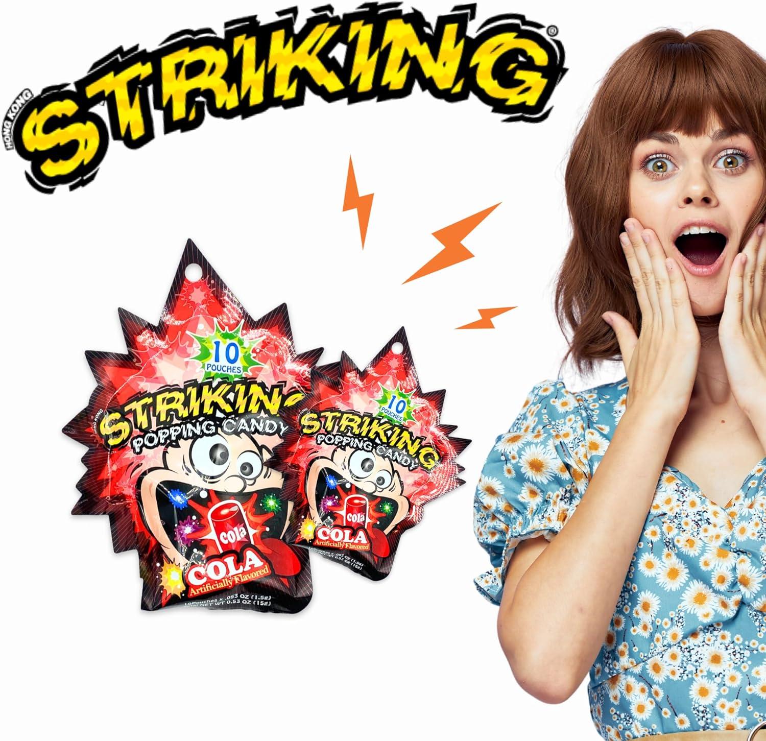 Striking Popping Candy Cola Flavour 15g (Pack of 2) | Buy Now with ...