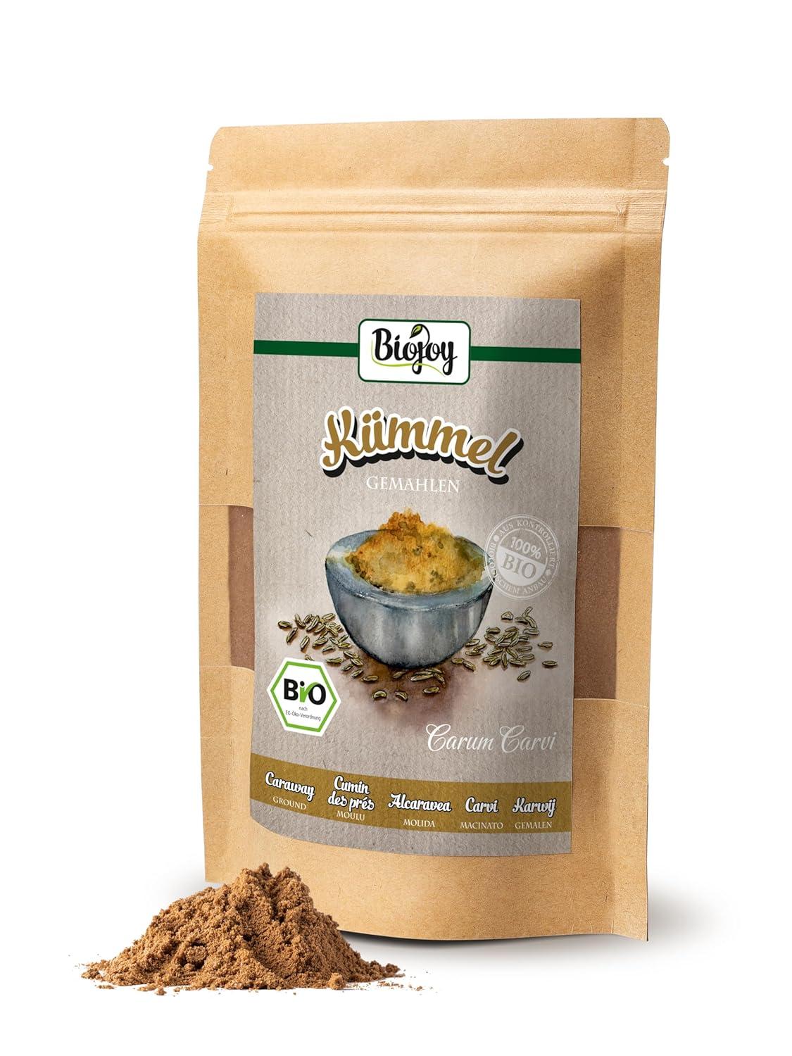 Biojoy ORGANIC Caraway Ground Powder (250g) | Pure Carum Carvi - No ...
