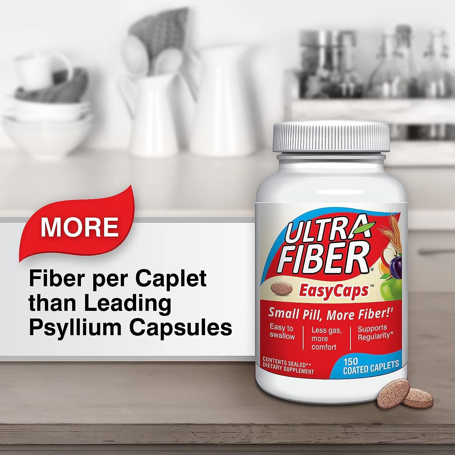 Ultra-Fiber Caplets - High Fiber Support for Regularity - 150ct | Buy ...