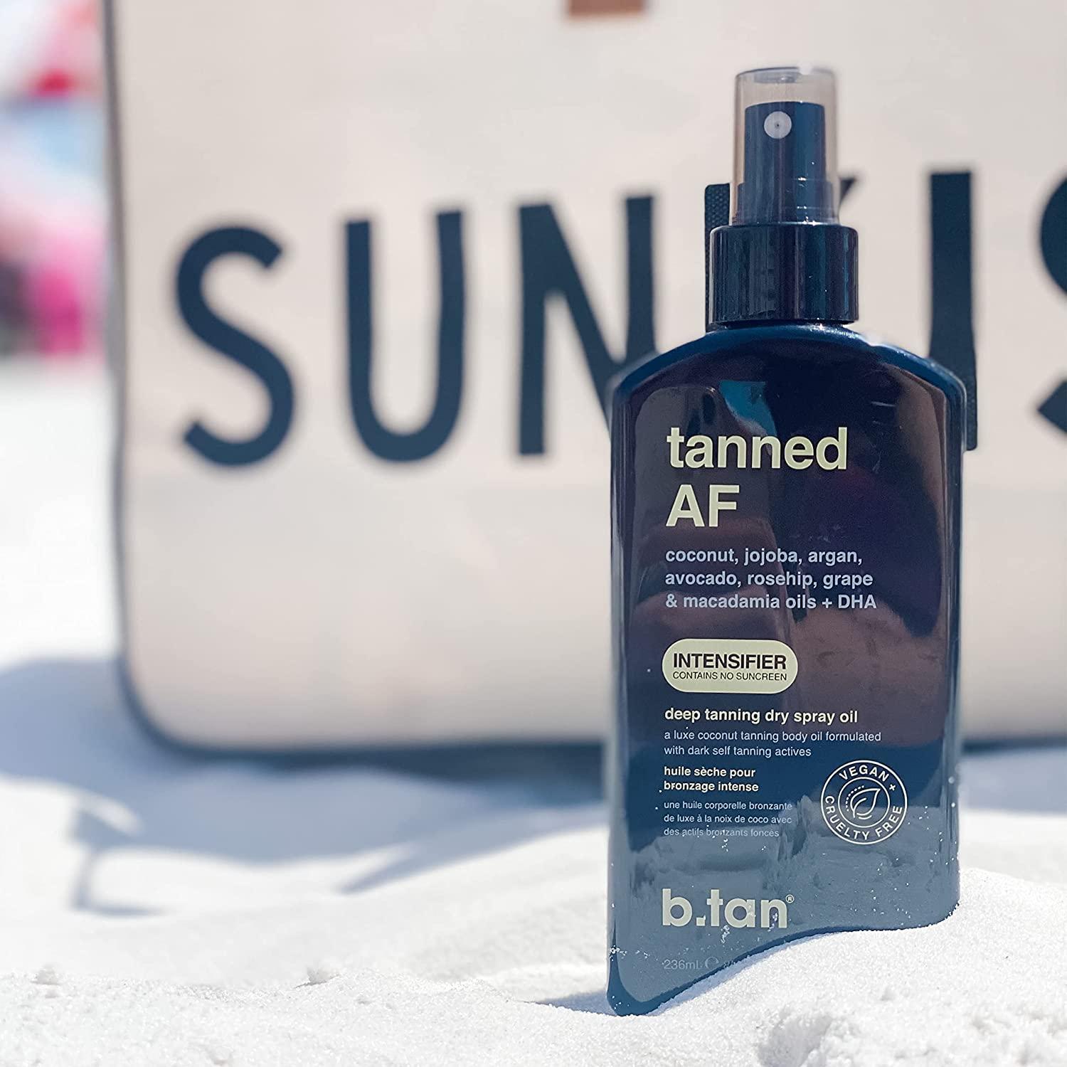 B.tan Intensifier Deep Dry Spray Tanning Oil 8 Fl Oz | Tanned AF ...