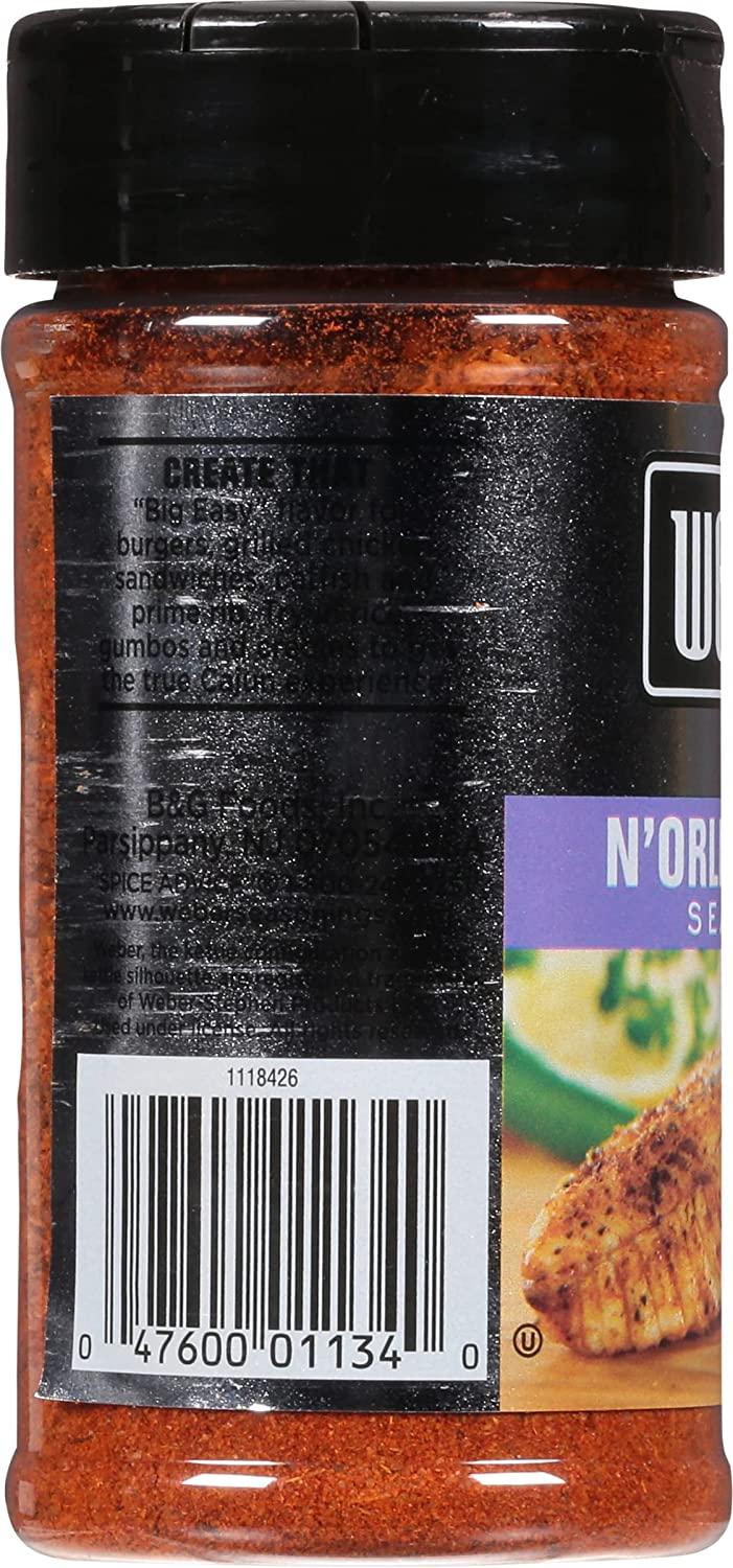Weber N'Orleans Cajun Seasoning - 5 oz Shaker | Authentic Louisiana Flavor | Buy Now with ...