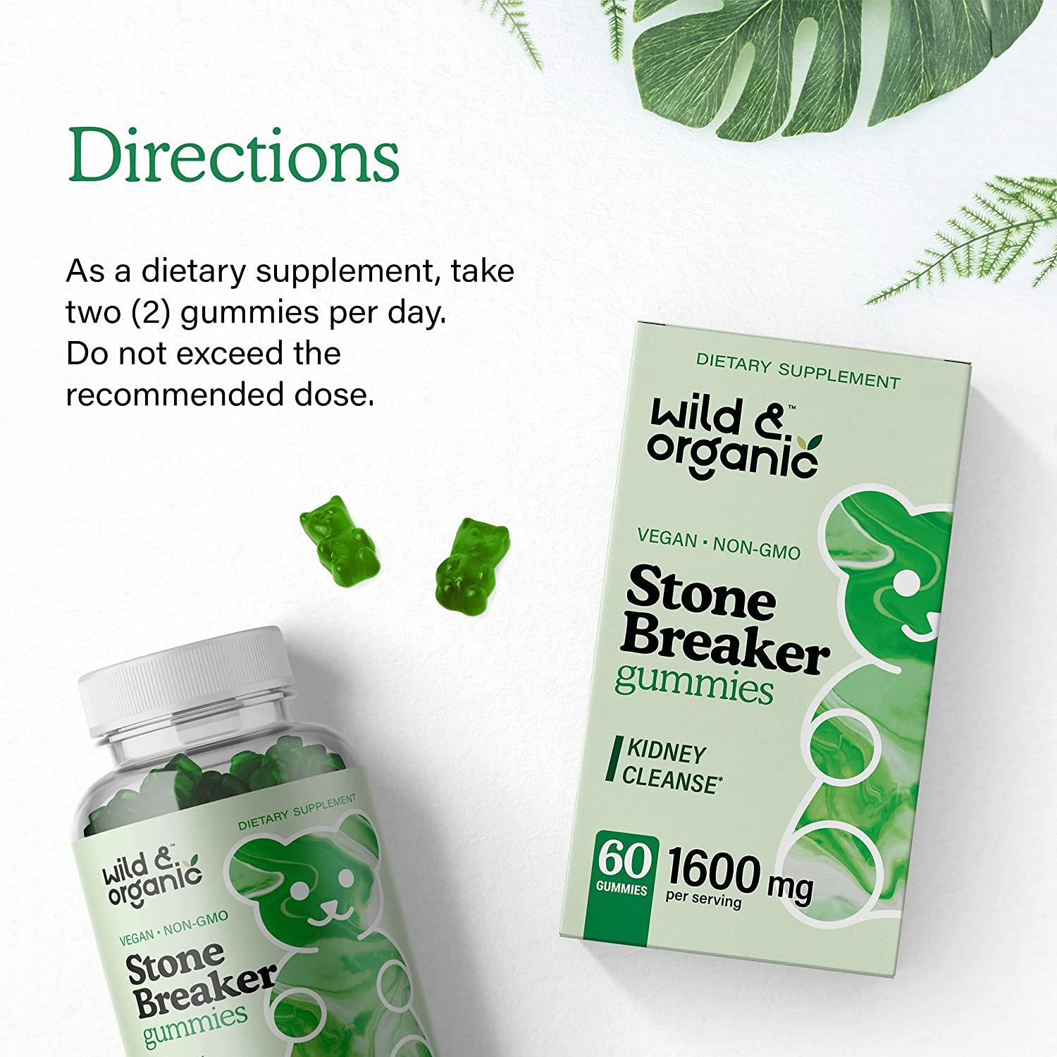 Organic Stone Breaker Gummies - Chanca Piedra Health Supplement for ...