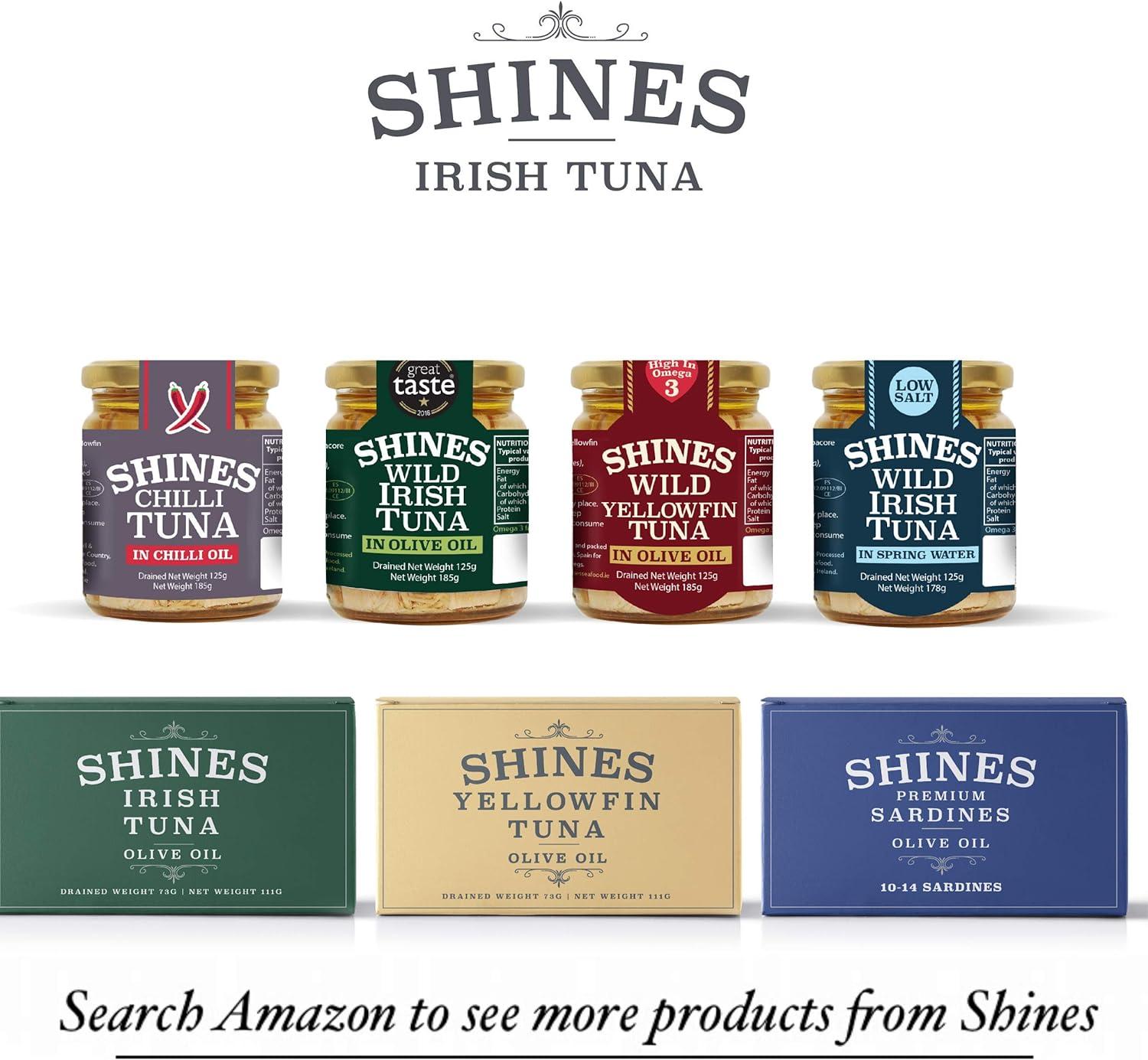 Shines Tinned Irish Sardines in Sunflower Oil - Pilchards - 12 x 106g ...