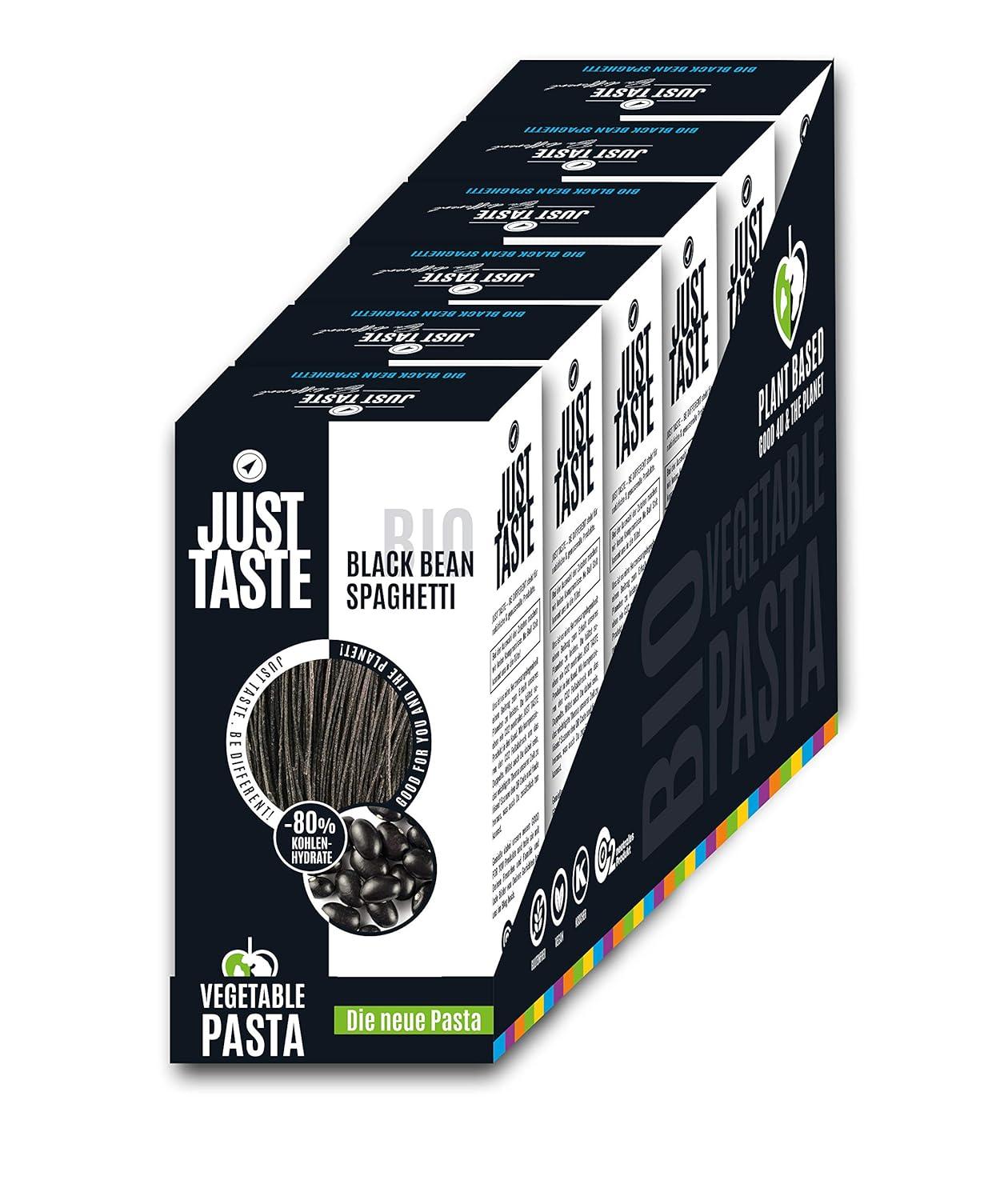 Buy JUST TASTE Organic Black Bean Pasta - 250g | Healthy & Delicious ...