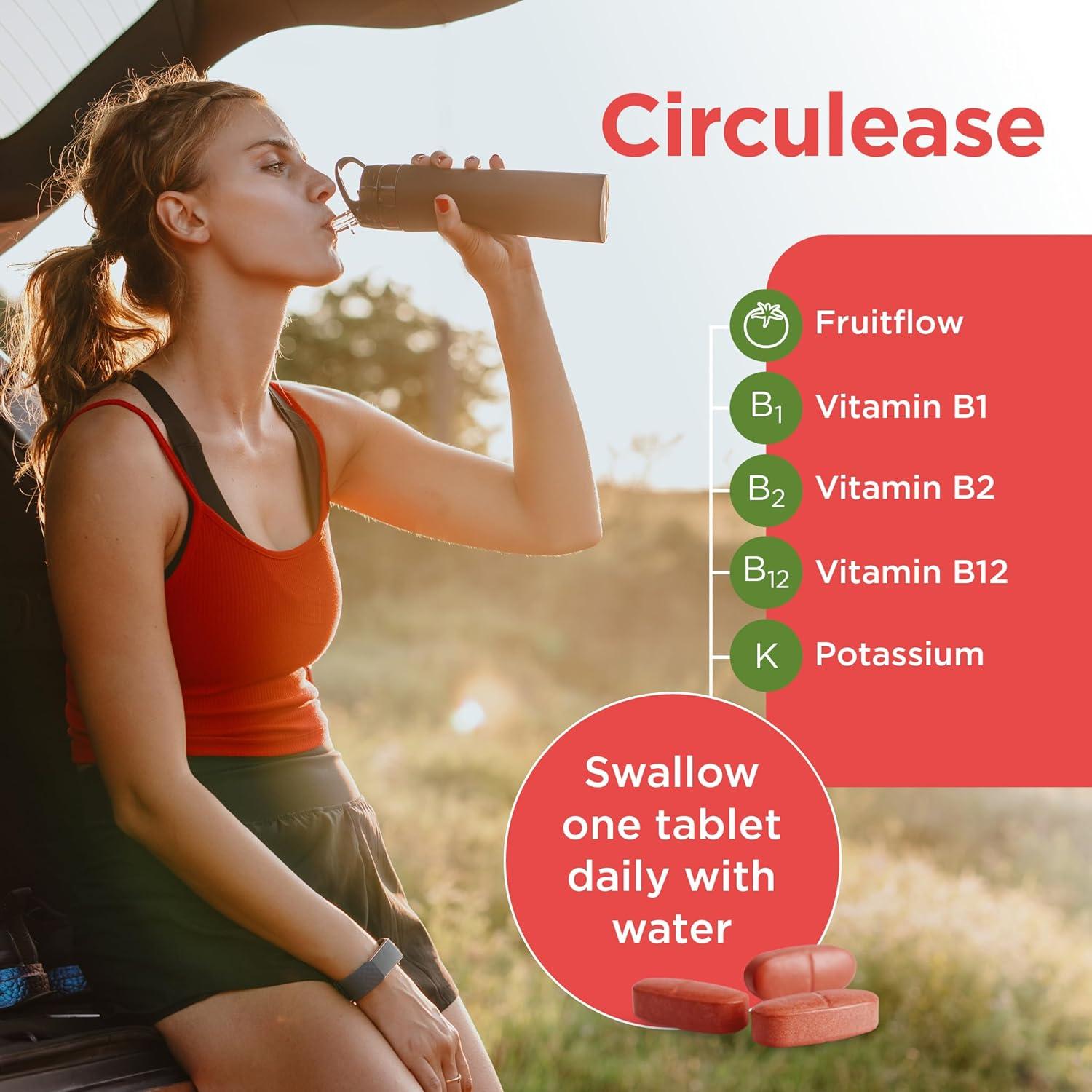 Healthspan Circulease with 150mg of Fruitflow (1 month supply ...
