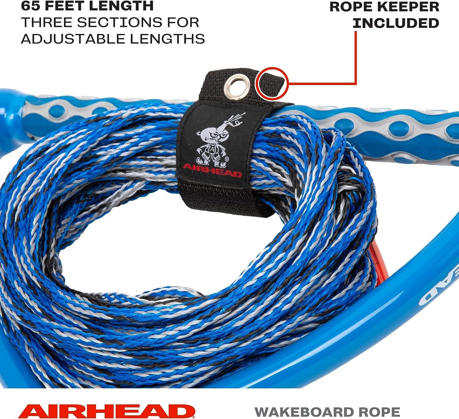 Airhead Wakeboard Rope - 3 Sections - 65-Feet | High-Quality ...