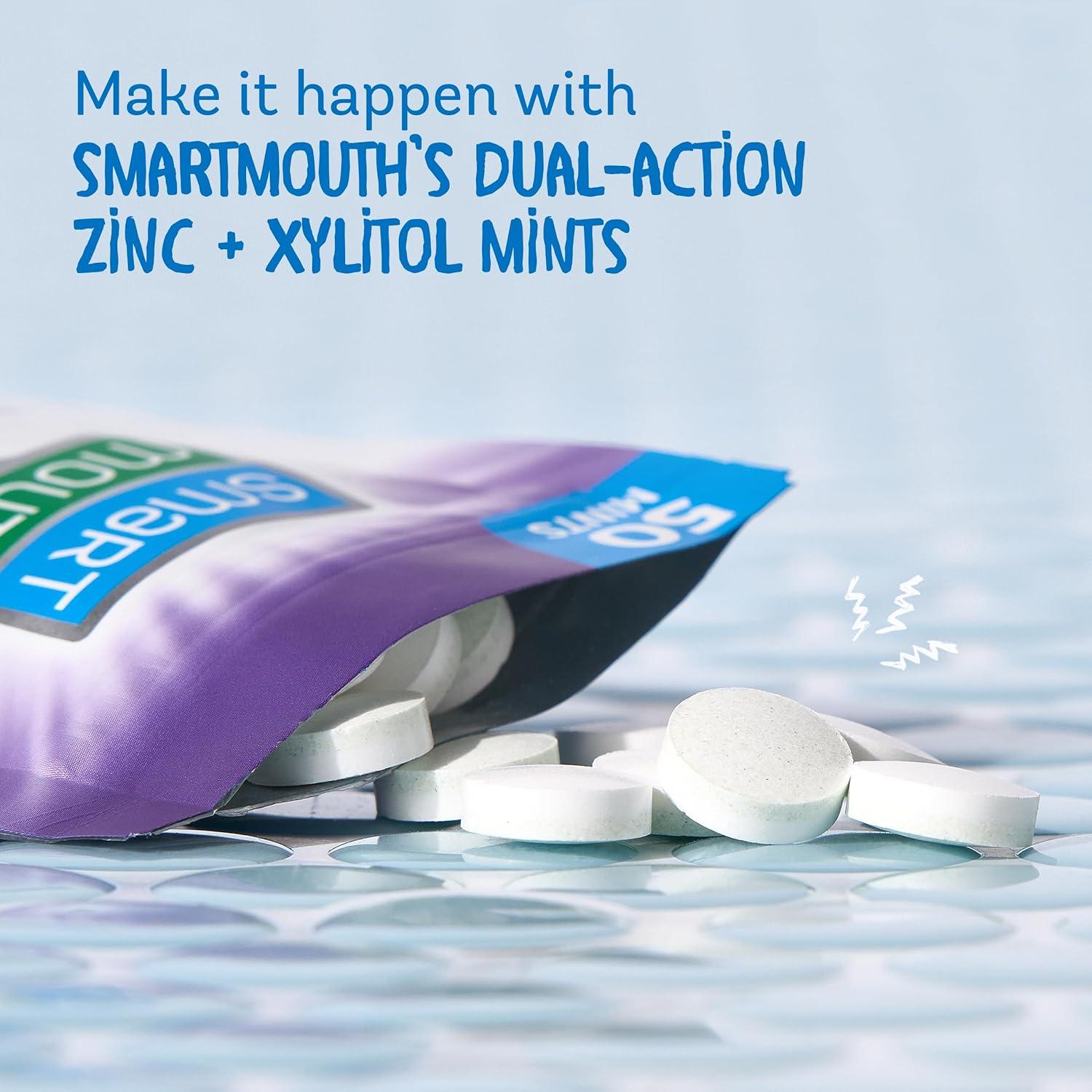Buy SmartMouth Dry Mouth Dual-Action Mints - Sugar-Free Breath Mints 50 ...