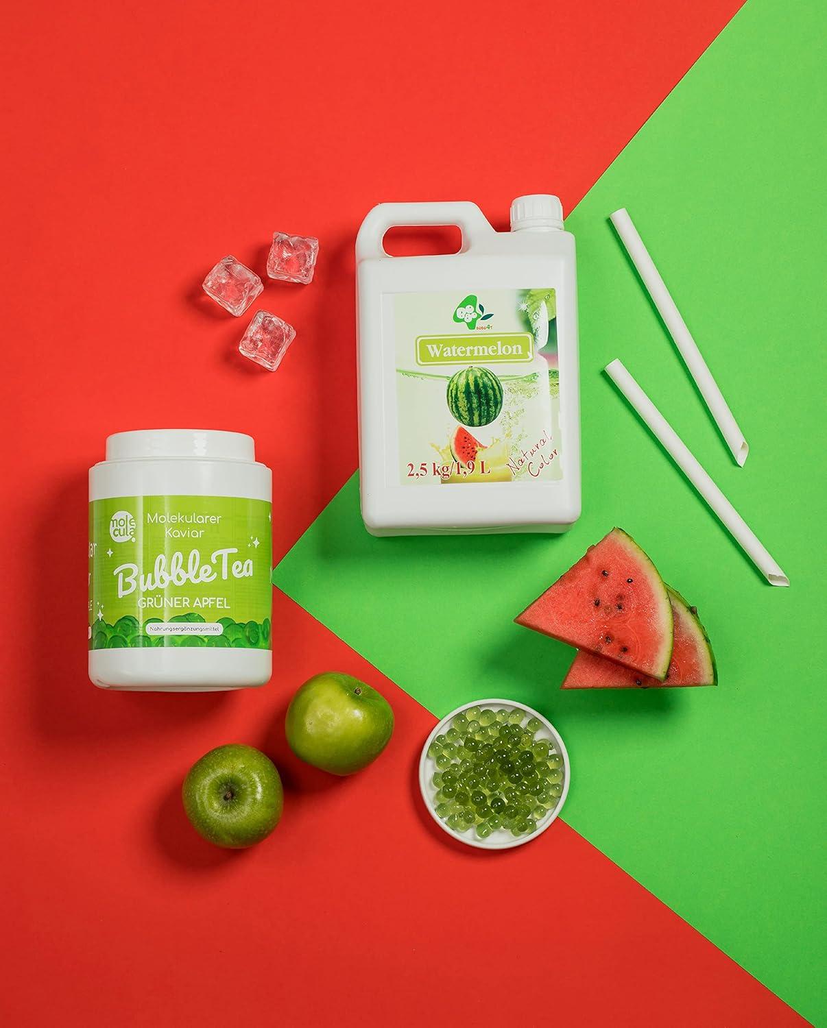 BoboQ Watermelon Fruit Syrup for Bubble Tea - 2.5kg (1900ml) - Perfect ...