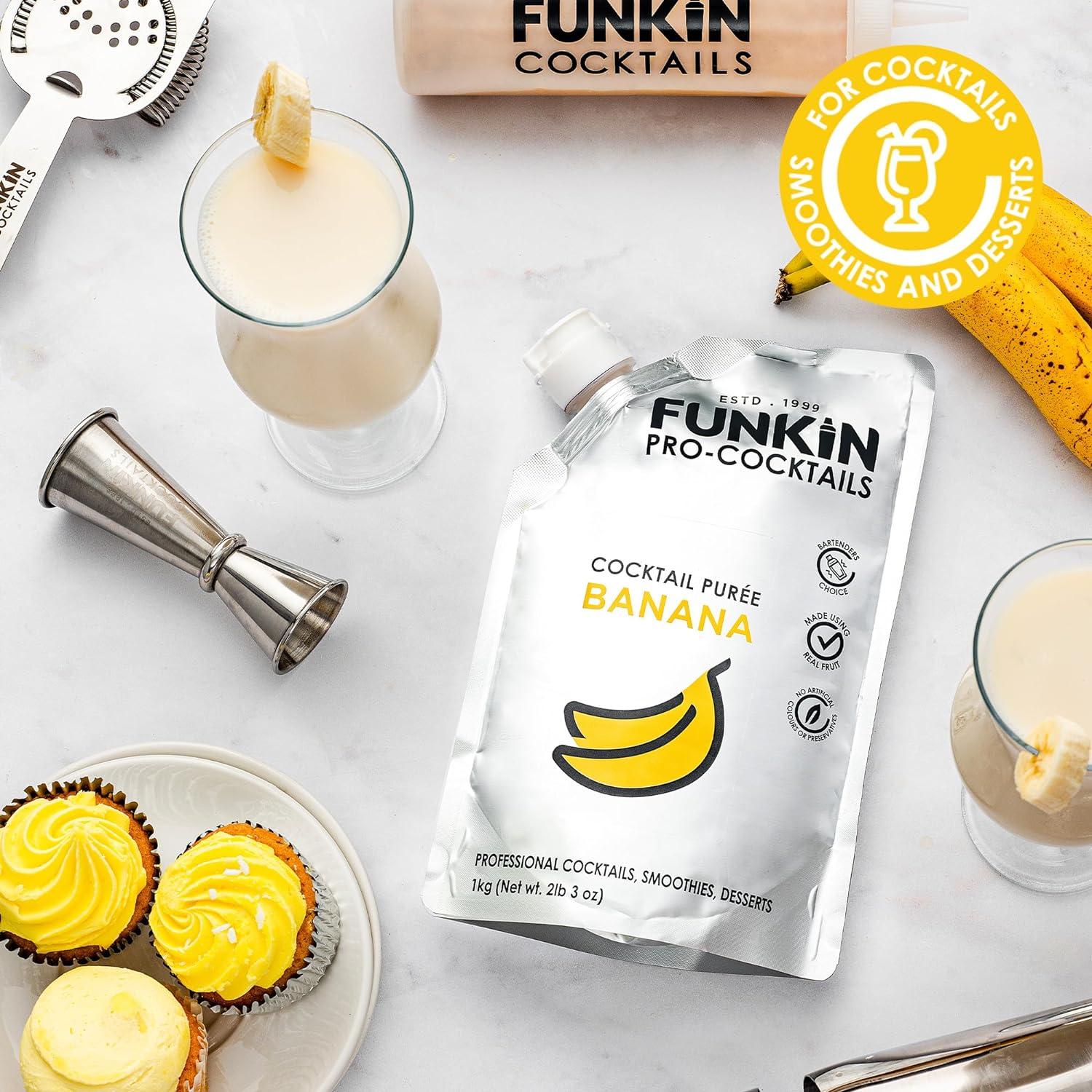 Funkin Pro Banana Fruit Puree - 1kg | Premium Quality | Shop Now! | Buy ...