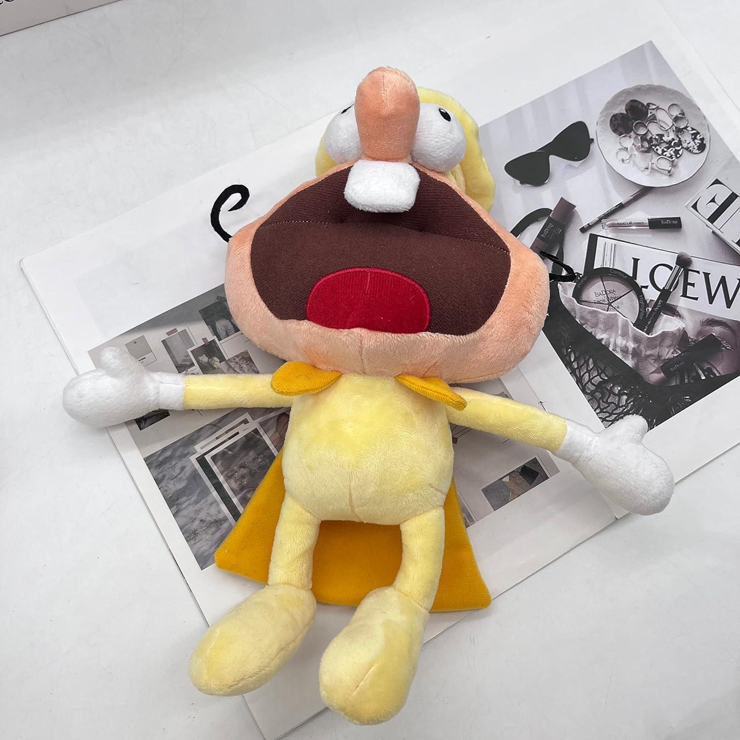 YUNTOY Pizza Tower Plush 10 Noise Peppino Pepperman Pizza Face Plushie ...