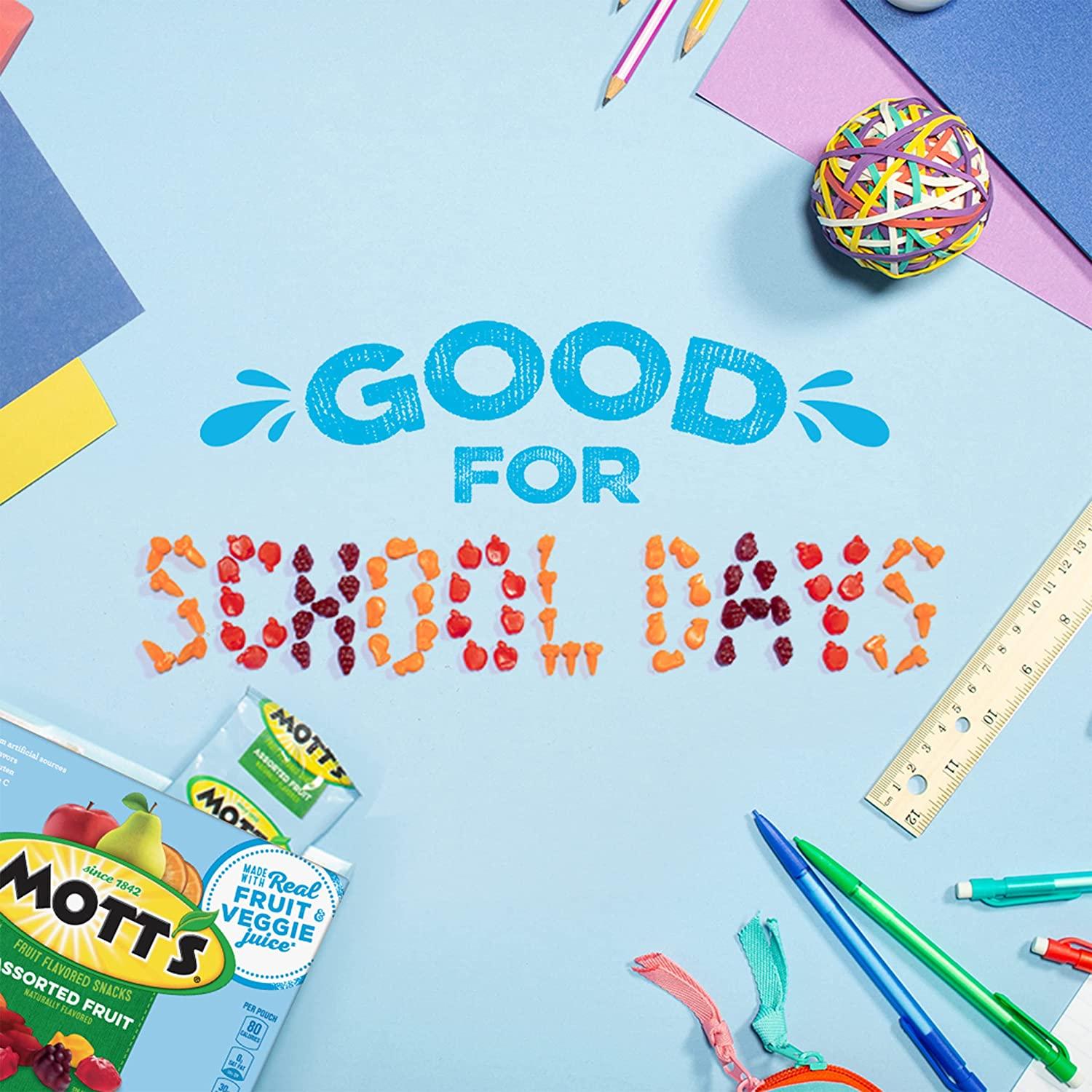 Mott's Medleys Assorted Fruit Snacks 40-0.8oz Packets | Gluten Free ...