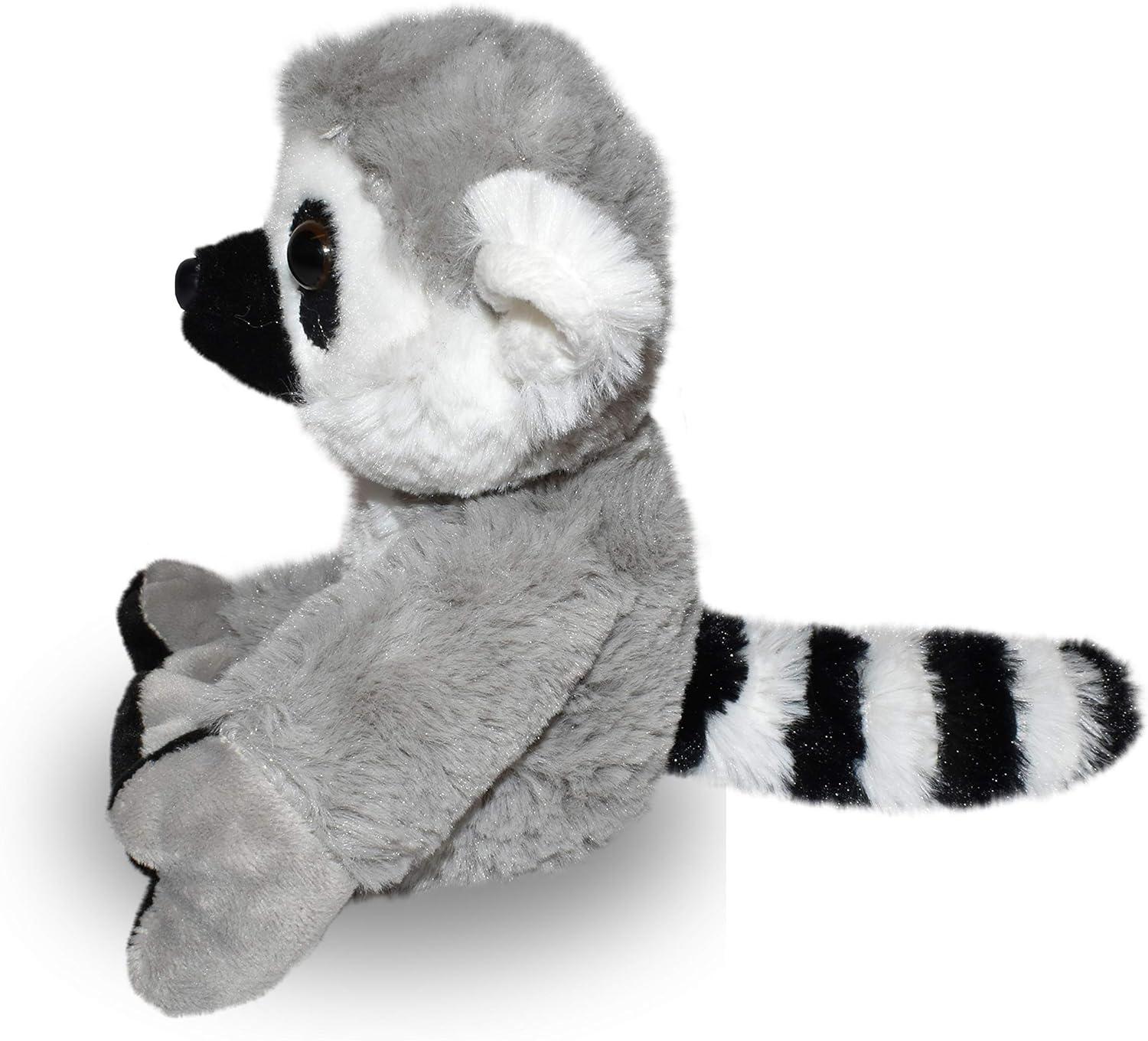 Wild Republic Hug'ems Ring Tailed Lemur Soft Toy - 18 cm Cuddly Gift ...