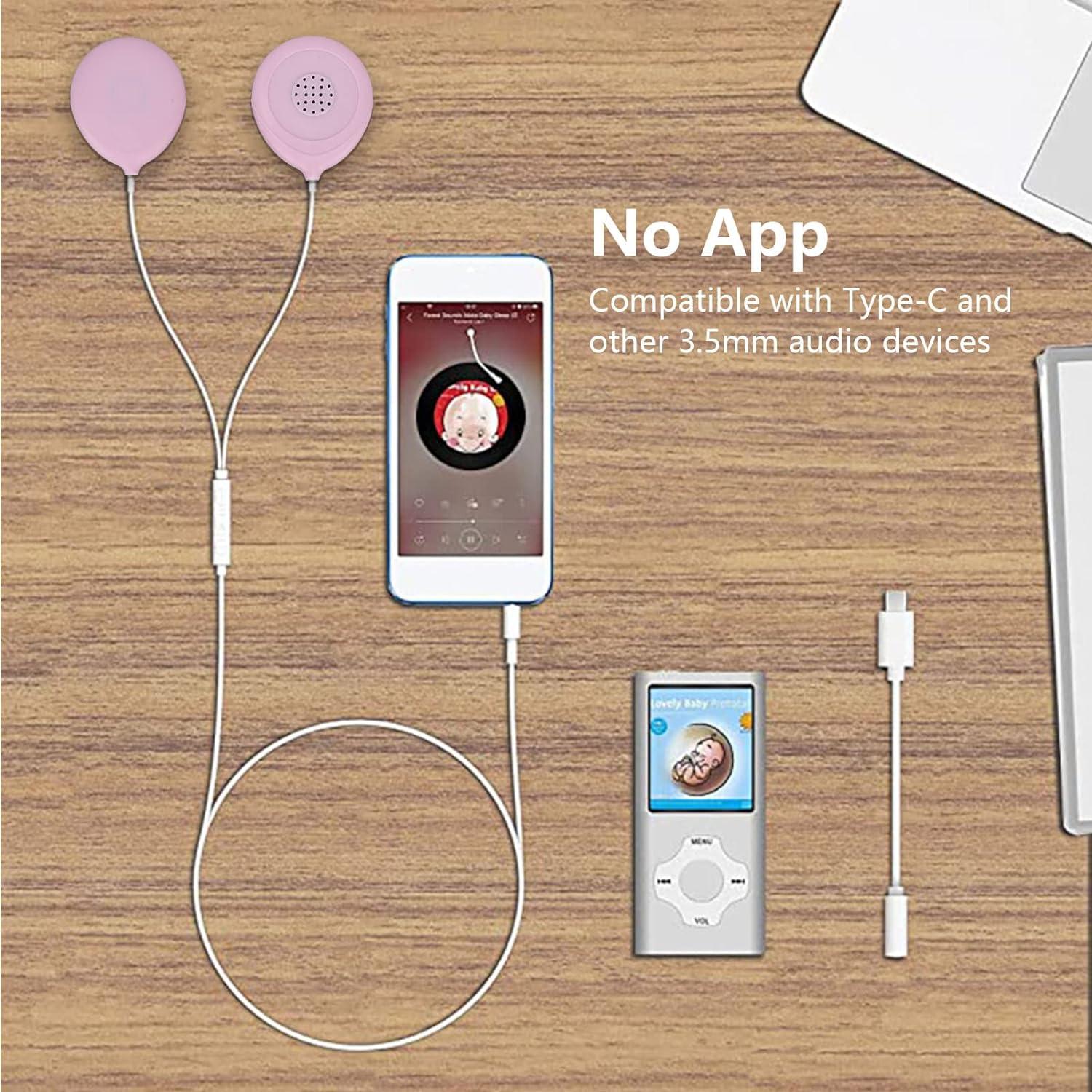 Pregnancy Headphones - Portable Baby Bump Speaker for Music to Baby in ...