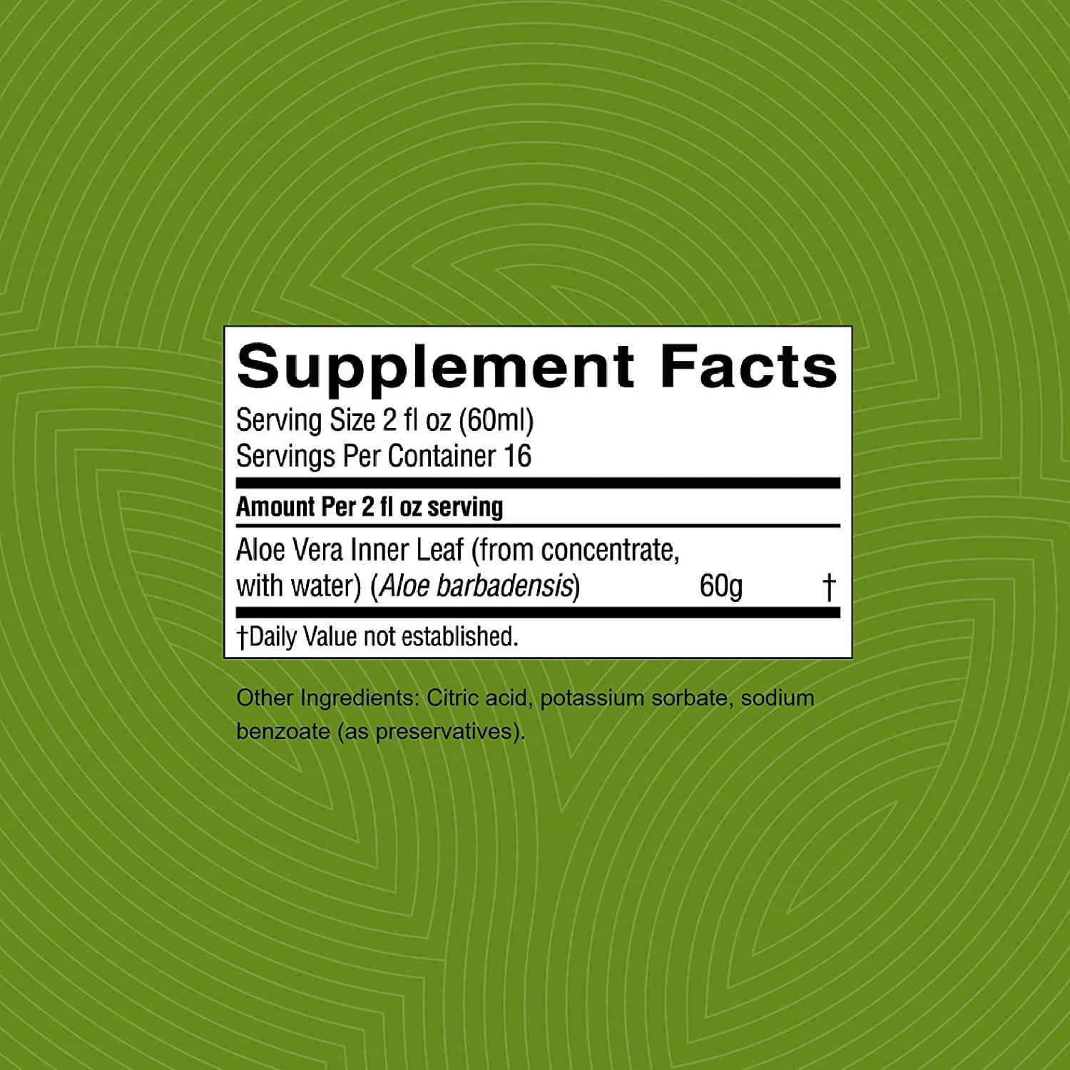 Nature's Sunshine Aloe Vera Juice 32 Fl Oz - Pack of 1 | Buy Now with ...