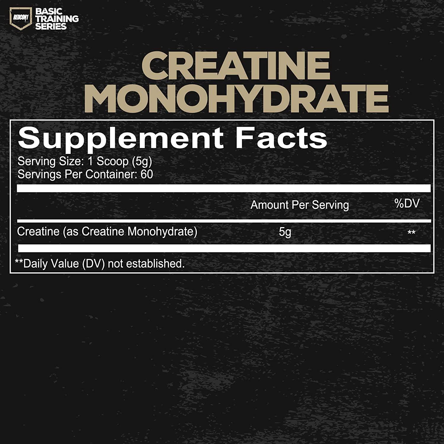 Redcon1 Creatine Monohydrate - 60 Servings - 5G - Muscle Recovery ...