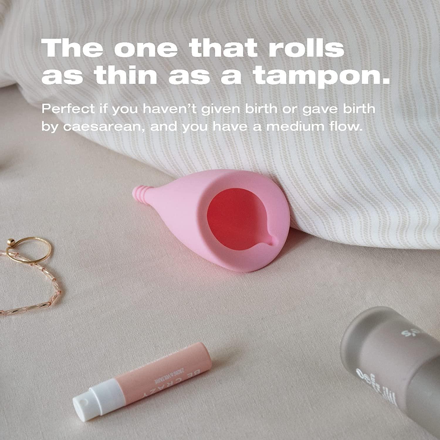 Intimina Lily Cup Size A - Thin Menstrual Cup | Up to 8 Hours Use ...