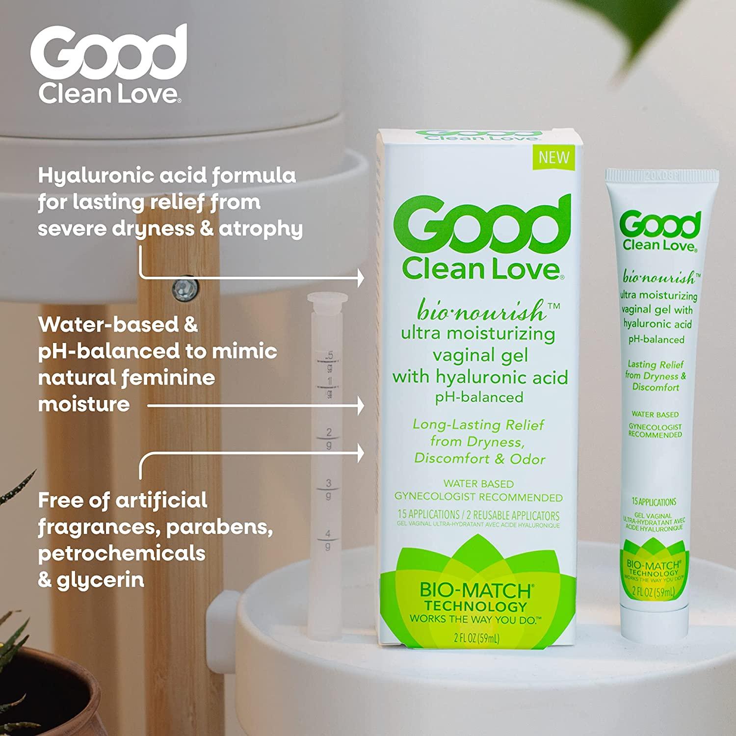 Good Clean Love BioNourish Ultra Moisturizing Vaginal Gel | Hyaluronic ...