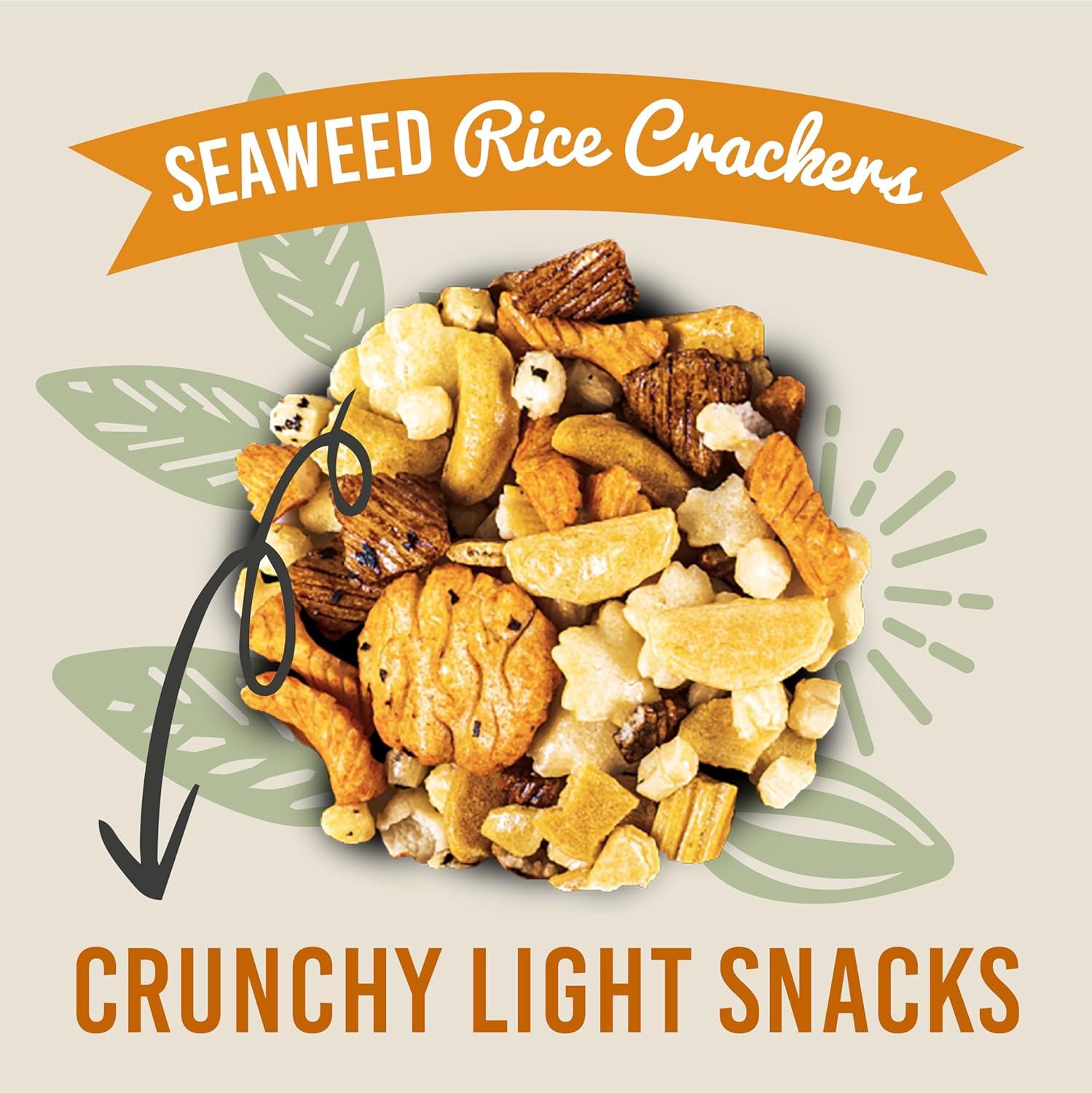 Sunburst Snacks Crispy Seaweed Rice Crackers 1kg - Delicious and Crispy ...