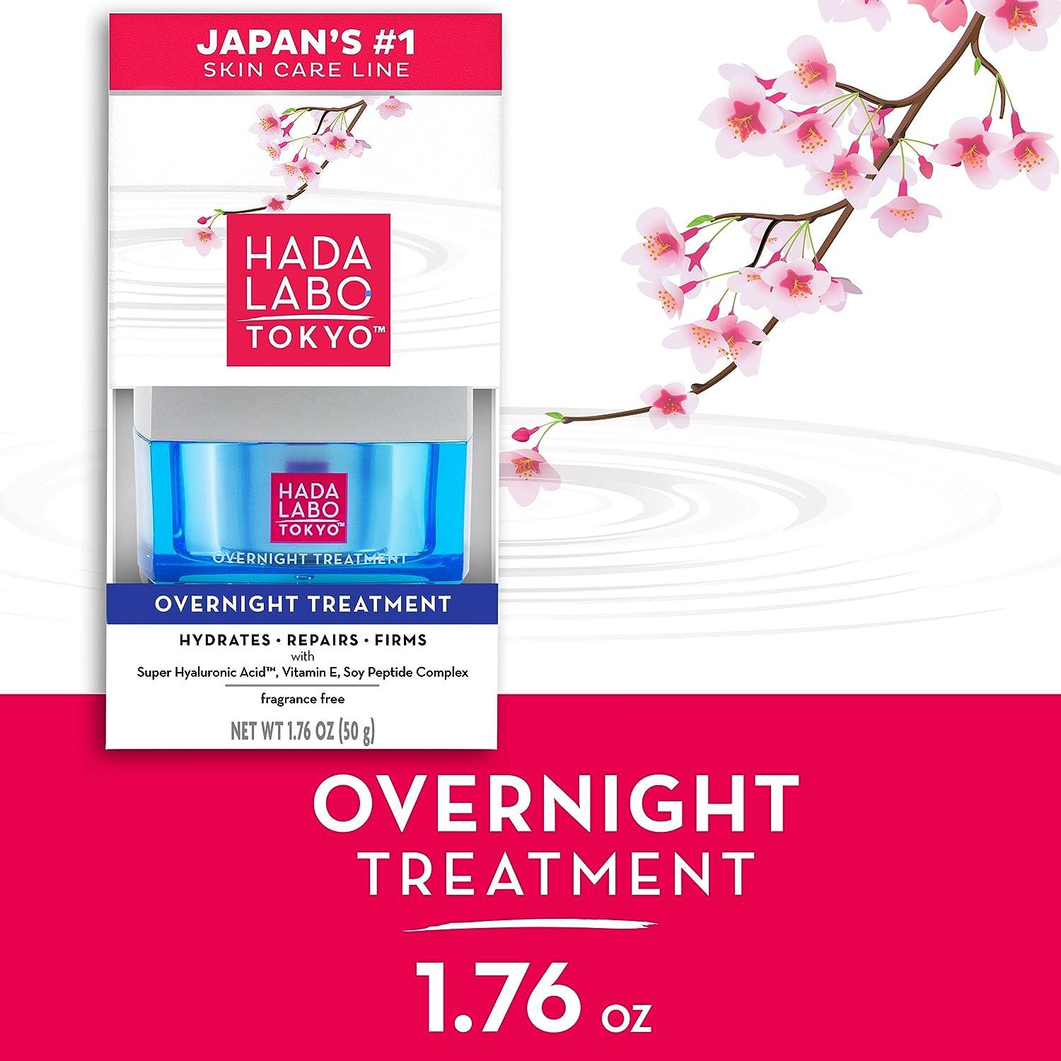 Hada Labo Tokyo Overnight Treatment - 1.76 oz | Hydrating Night Cream ...