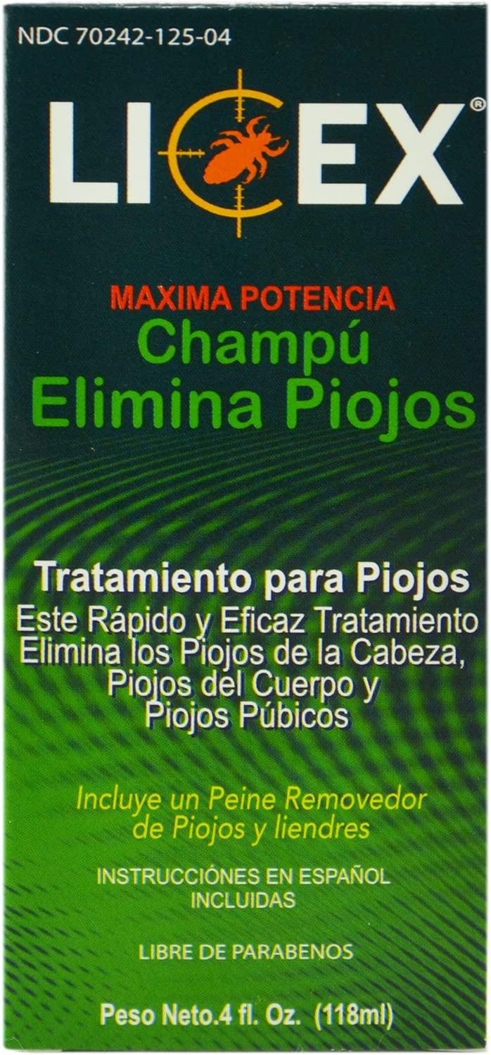 Licex Head Lice Treatment Shampoo - 4 oz - Includes Lice Comb - Kids ...