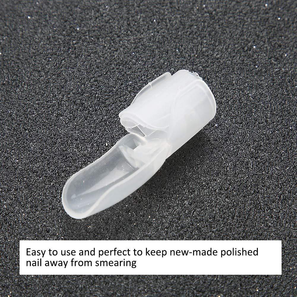 Buy 10 Set Nail Polish Lacquer Protection Holders - Transparent ...
