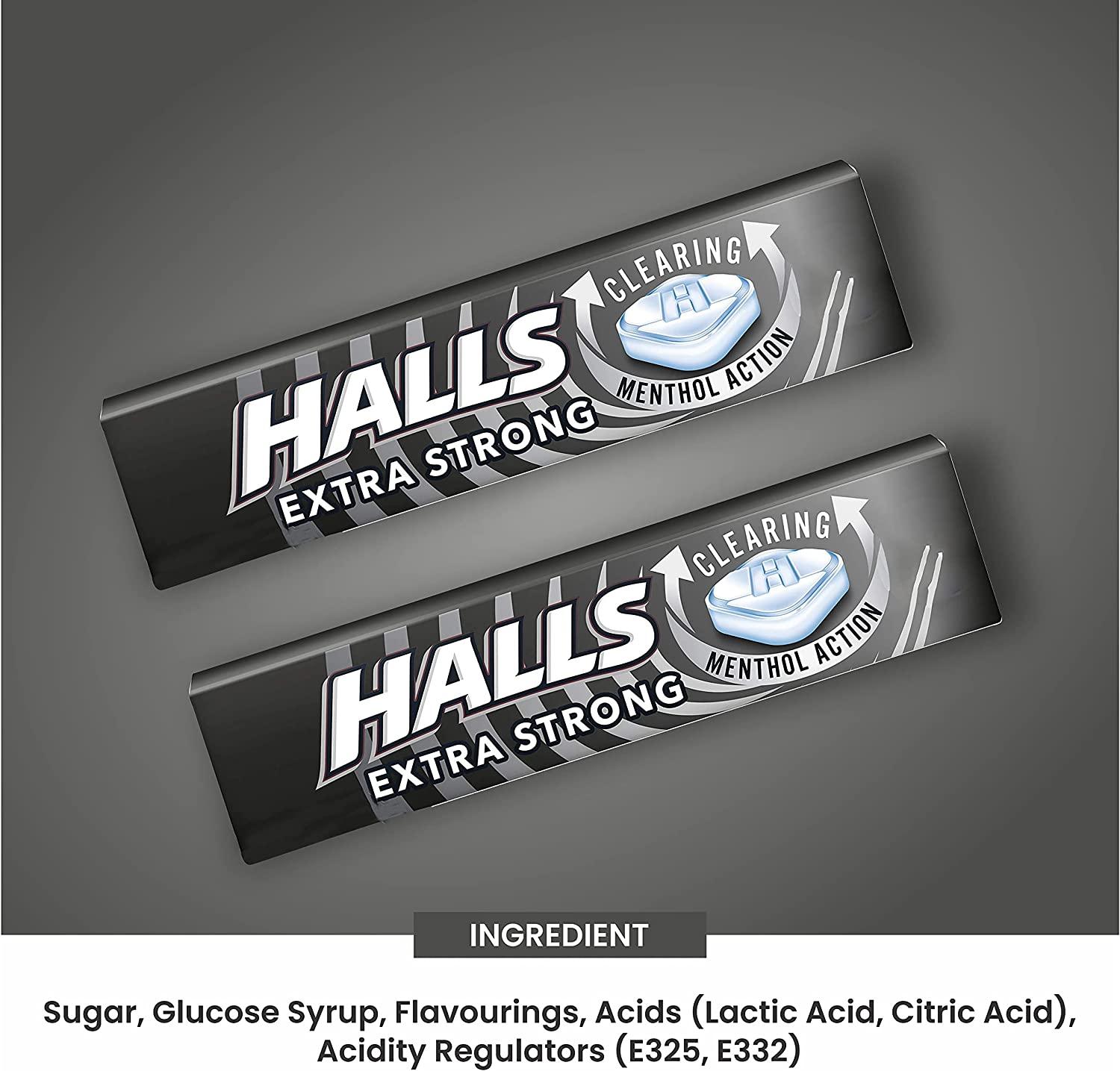 Halls Extra Strong Menthol Flavour 20-Pack - A2Z STORE | Buy Now with ...