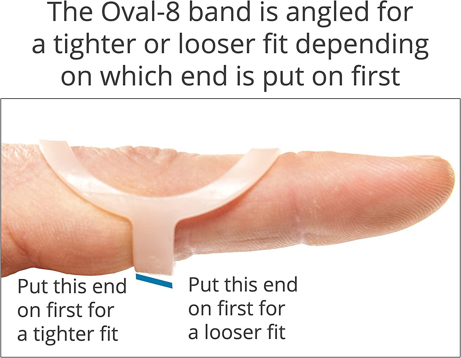 3-Point Products Oval-8 Finger Splint Size 10 (Pack of 5) - Support and Pain Relief for ...