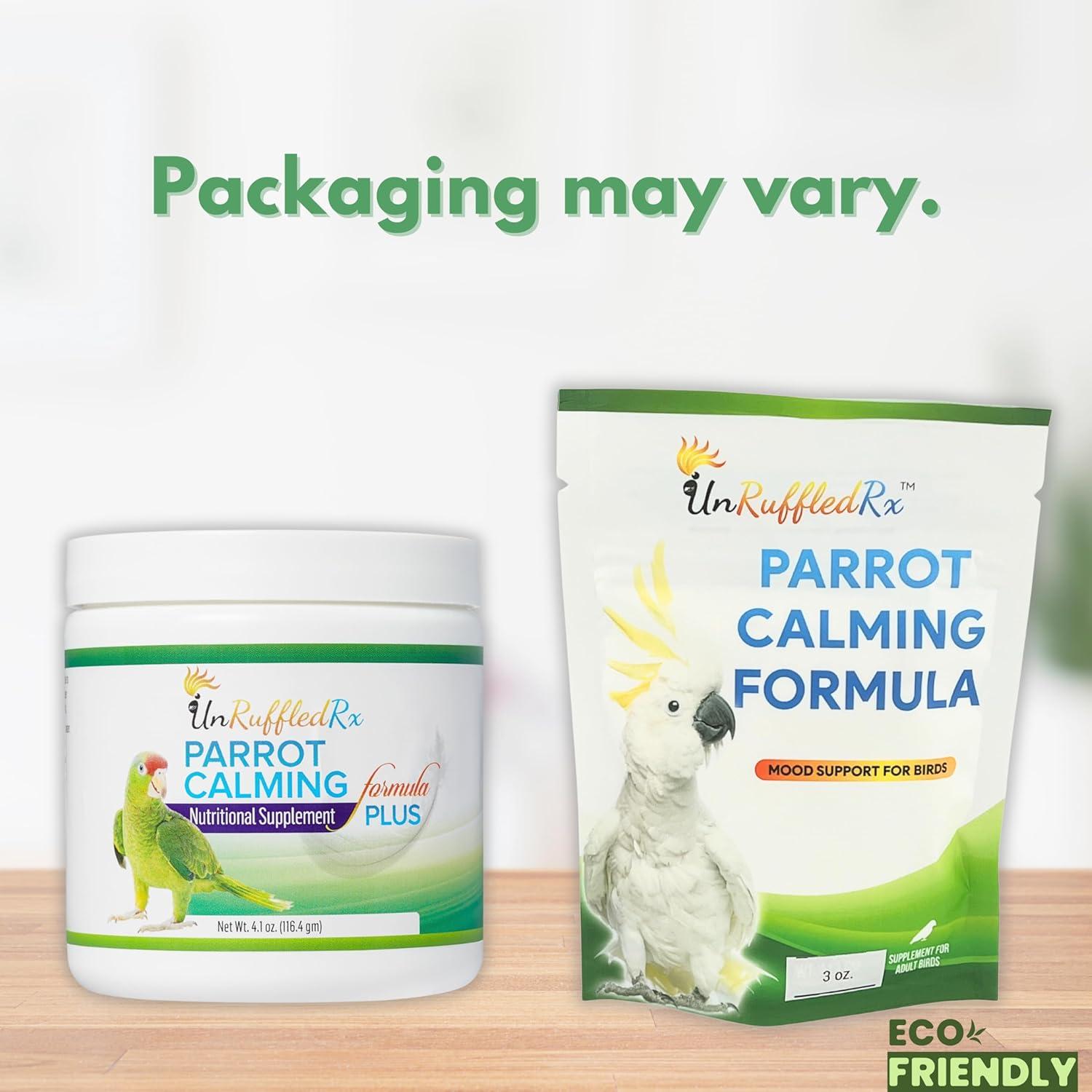 UnRuffledRx Parrot Calming Formula Dietary Supplement for Birds 3 oz ...