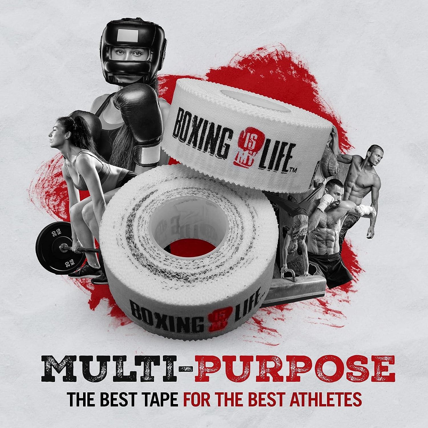 Boxing Tape 1 x 10 Yards - 12 Roll Box | Athletic & Sports Tape for ...
