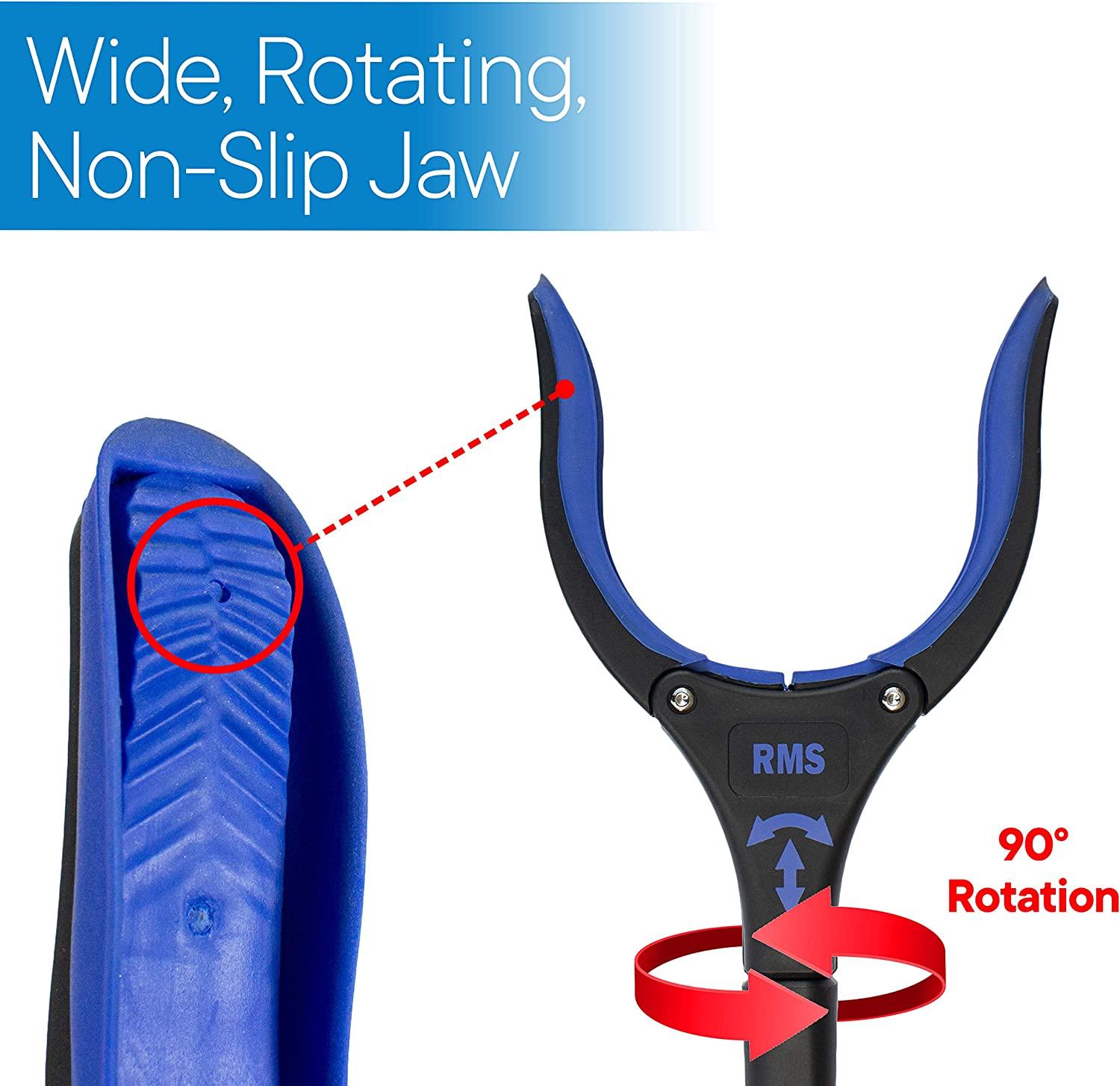 RMS 34 Inch Extra Long Reacher Grabber - Foldable Gripper and Reaching ...