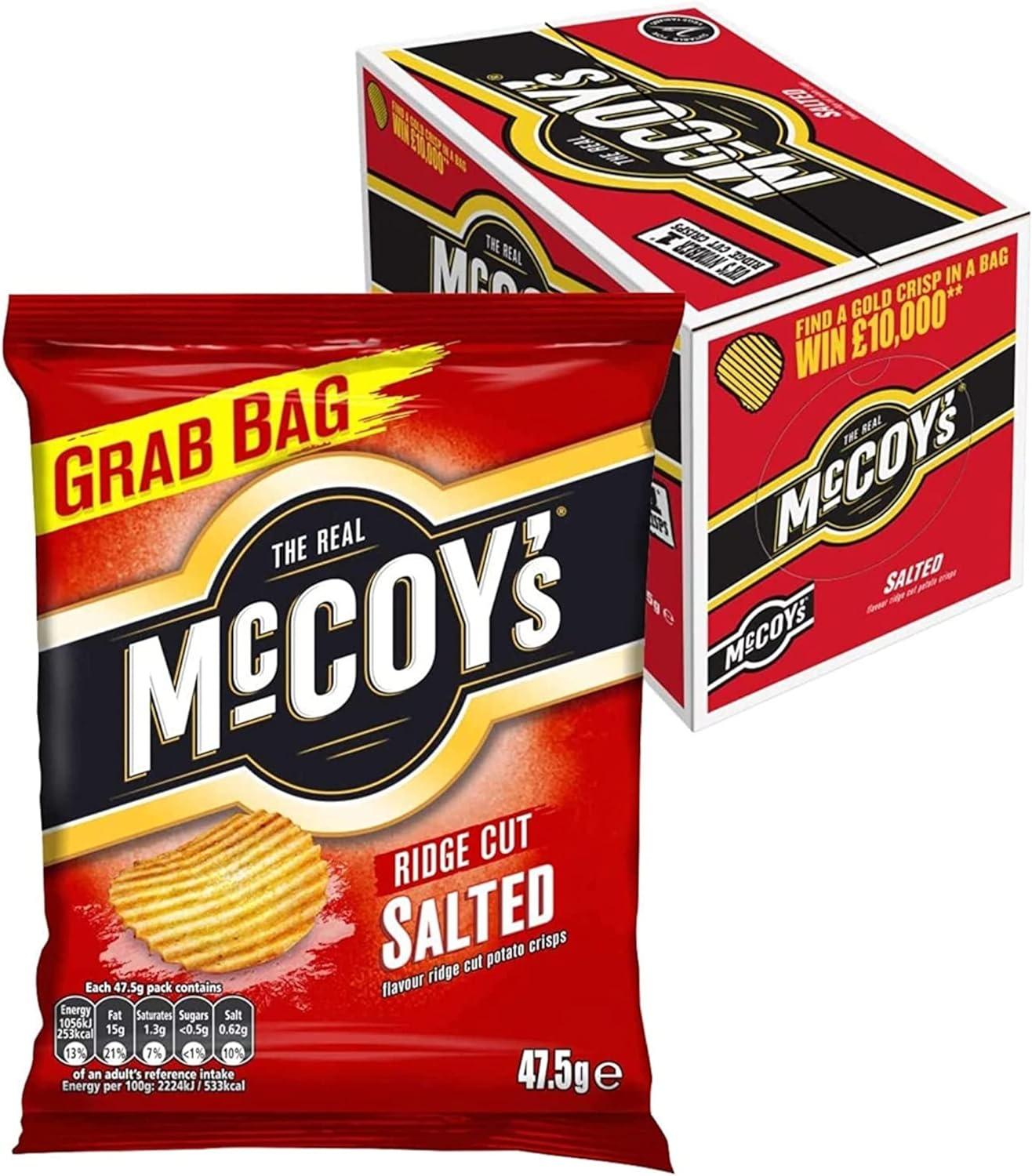 McCoy's Crisps Selection Pick Any 3 Cases of 36x45g for Any Flavours of ...