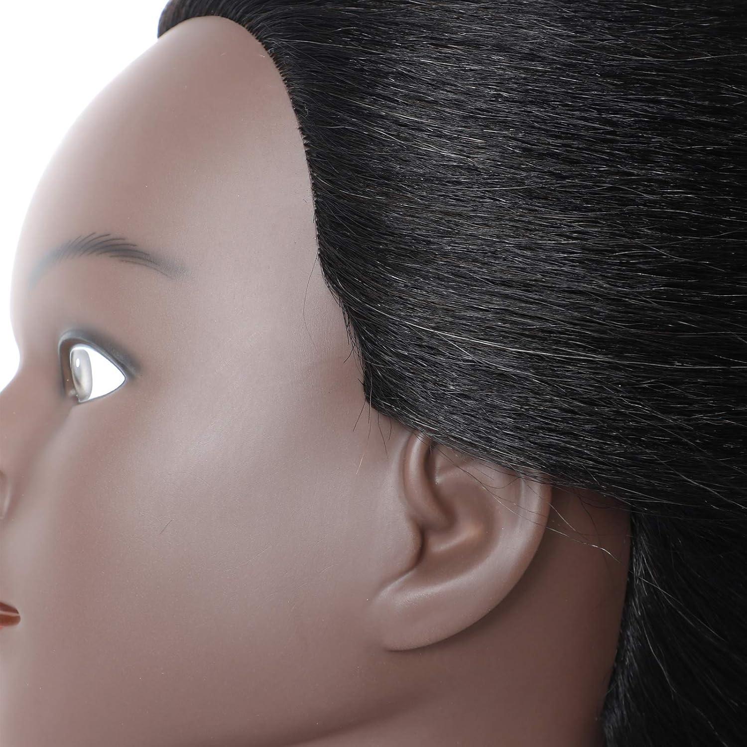 Real Hair Training Head Puppet for Shop Window Display - 100% Realistic ...