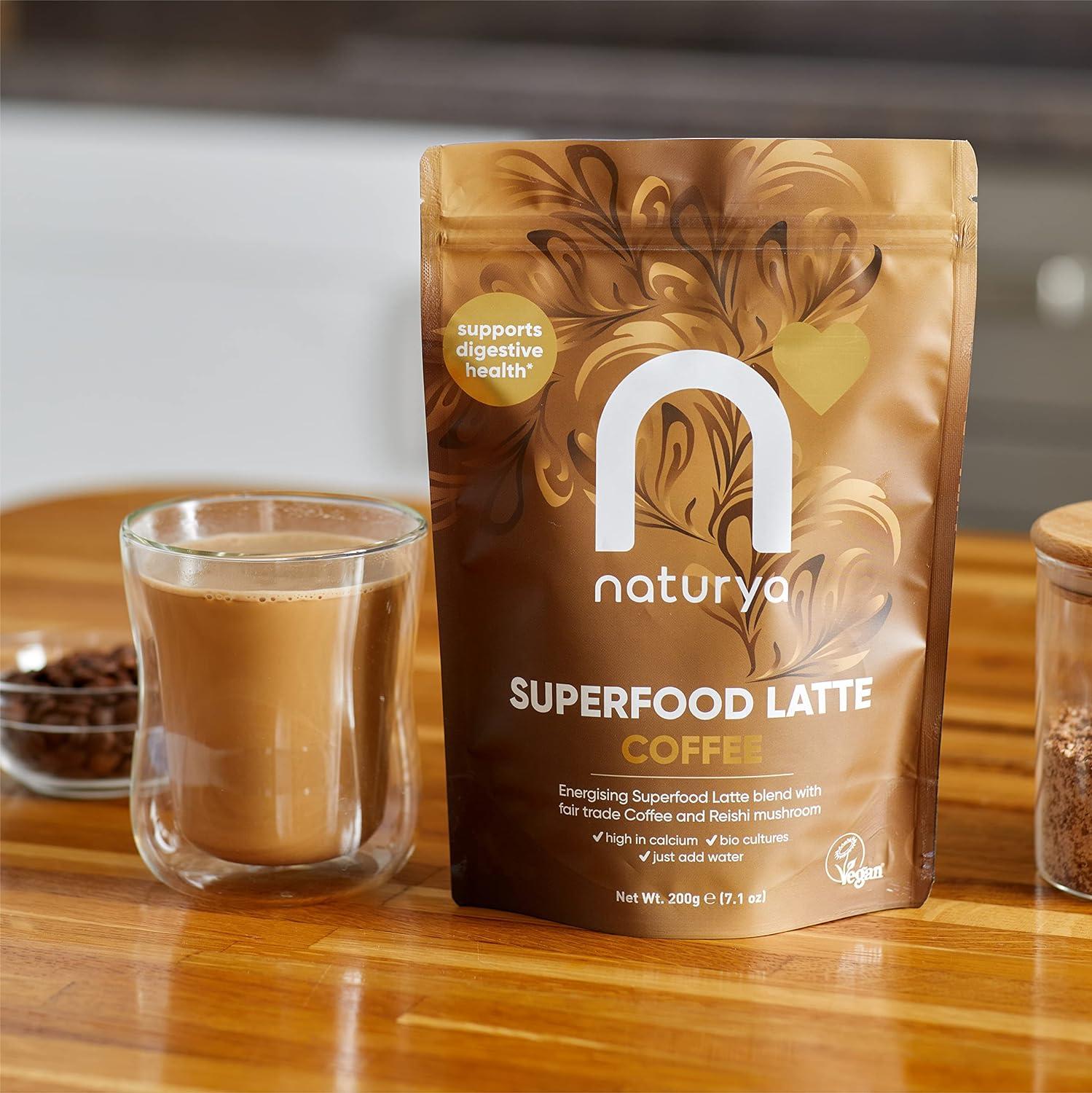 Naturya Superfood Mushroom Latte Coffee 250g - Immune System Support ...