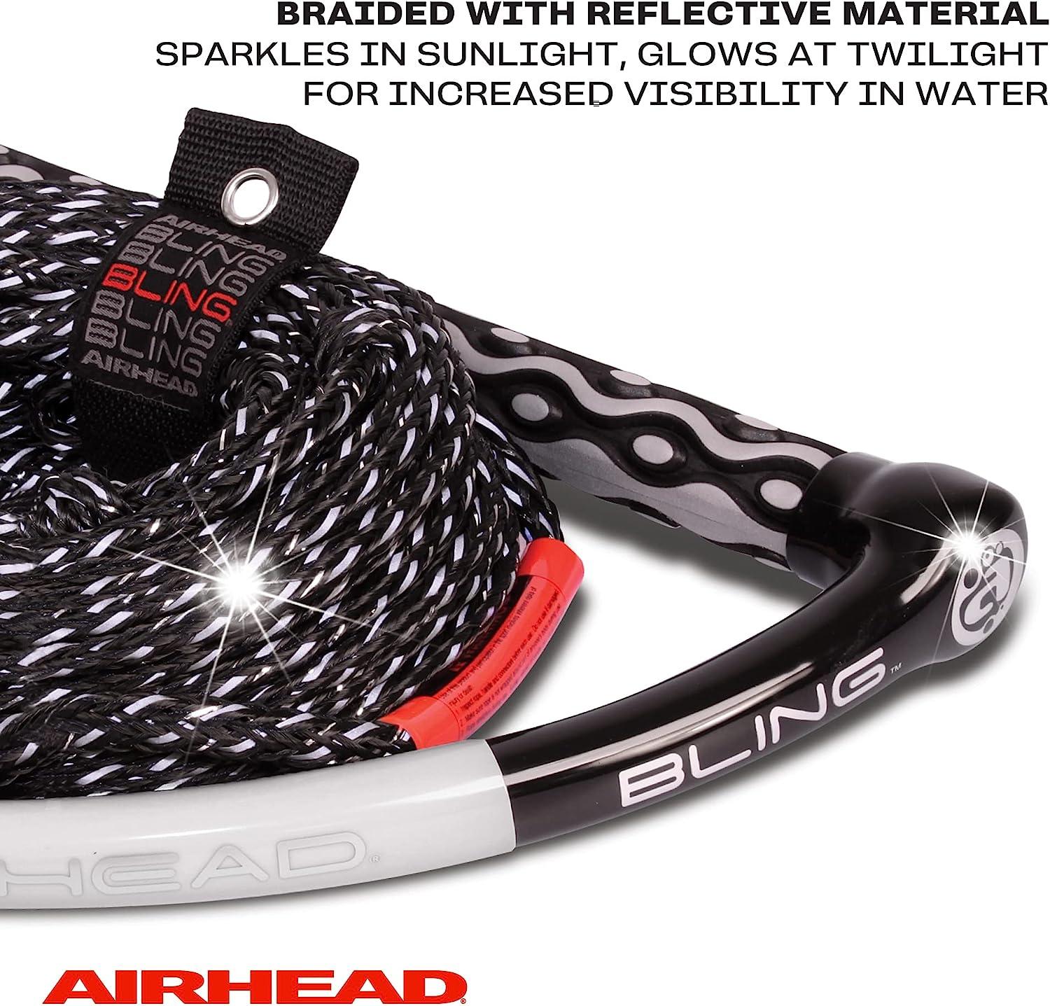 Airhead Bling Stealth Wakeboard Rope - 75-Foot, 5 Section | Premium ...