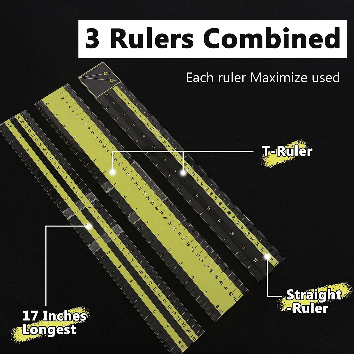 Cricut Tools Tshirt Ruler Guide For Vinyl Alignment, T Shirt Rulers To ...