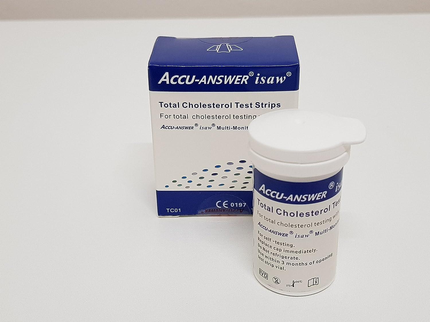Accu-Answer iSaw Cholesterol Test Strips (10pcs) - Fast & Accurate ...