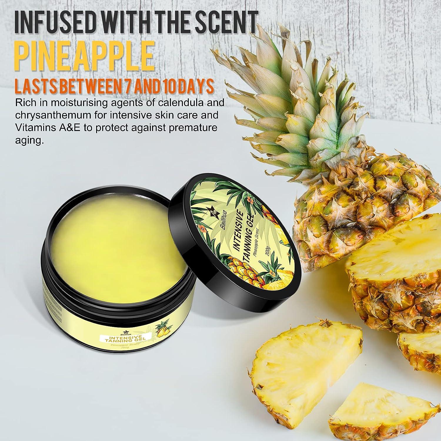 Pineapple Tanning Accelerator Gel Cream - Fast and Effective Results ...
