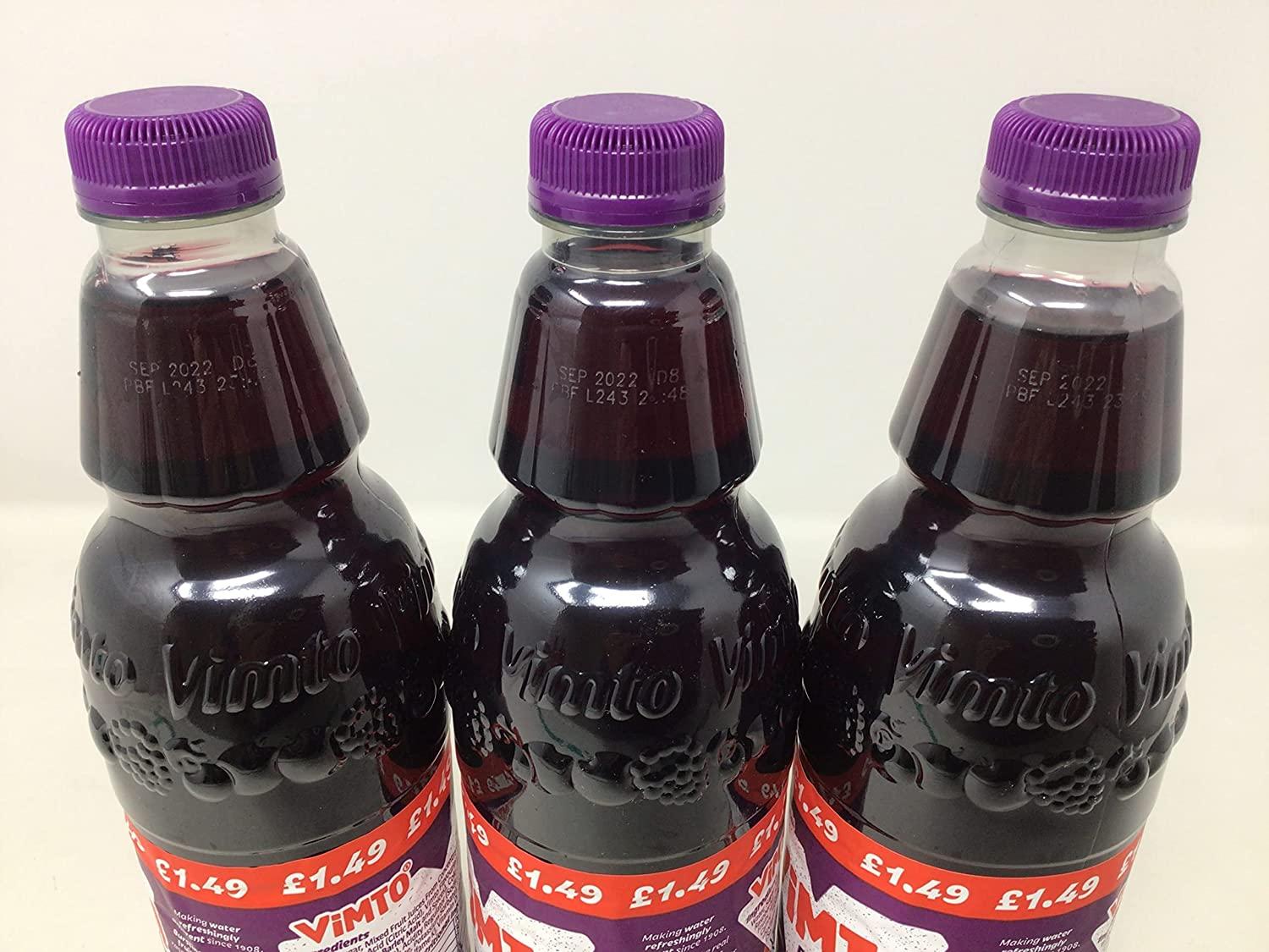 Vimto Squash 725ml Mixed Fruit - Pack of 3 | Refreshing Fruit Drink Concentrate | Buy Now with ...
