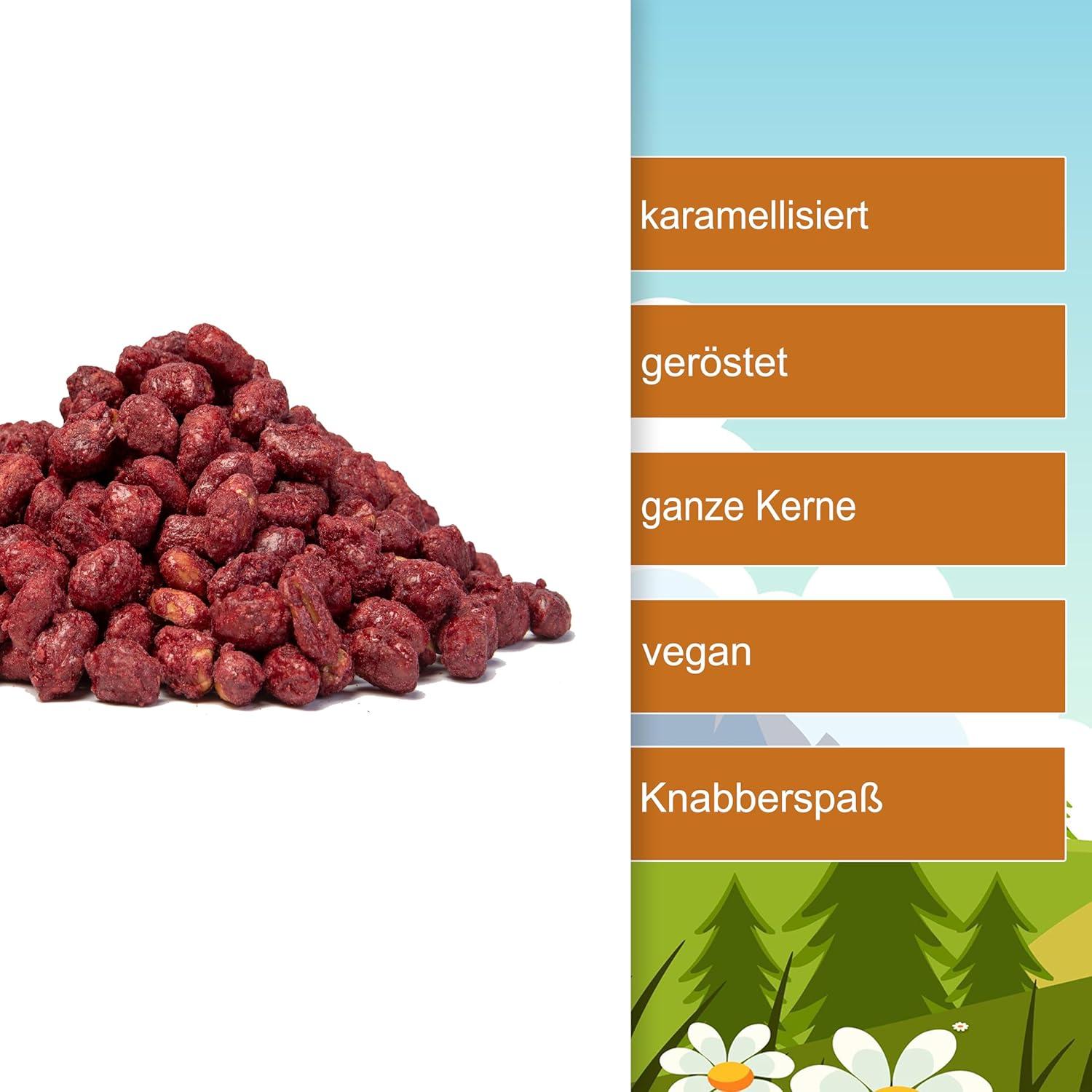 Buy Burnt Red Peanuts 1kg - Sugar Coated Party Snack - Christmas Market ...