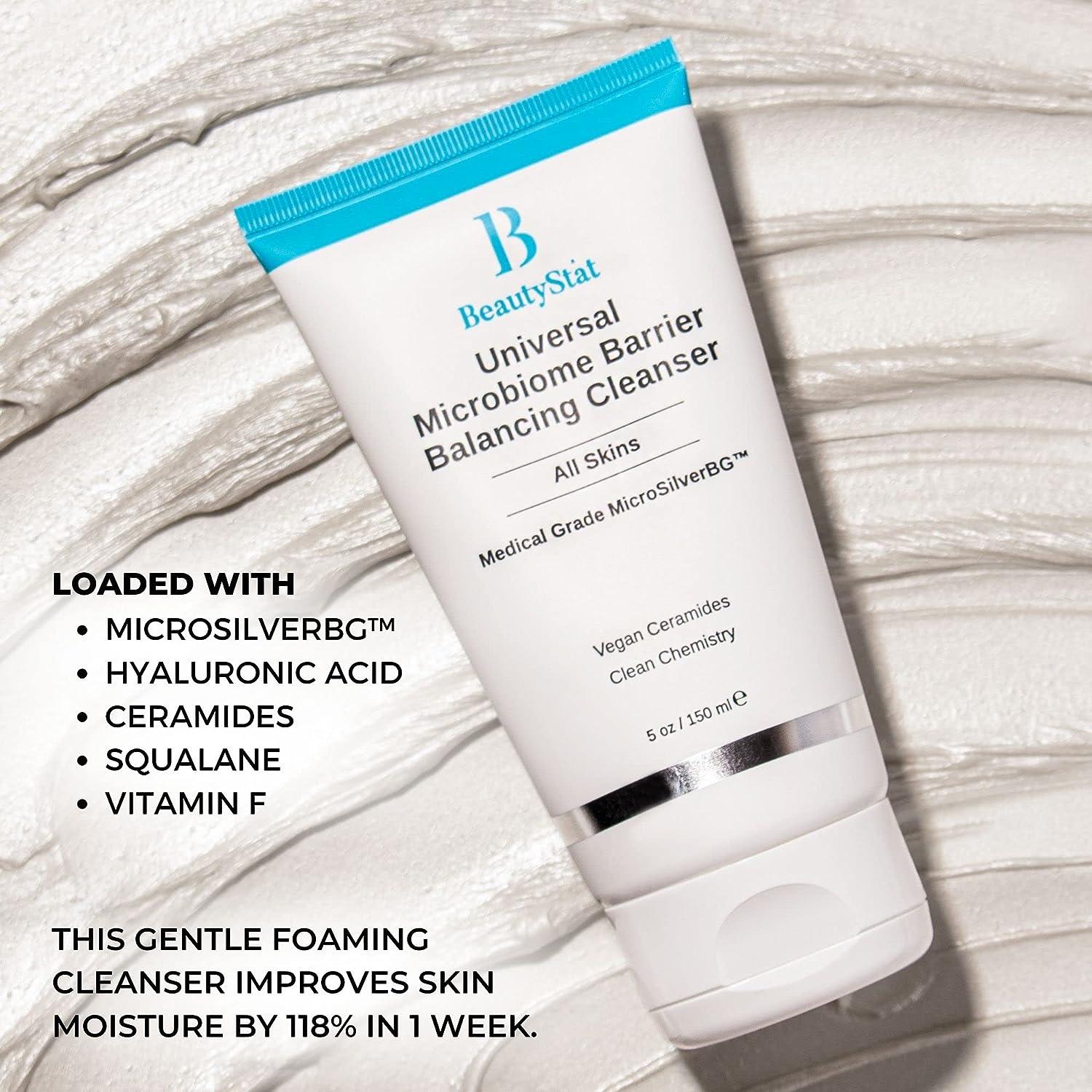 BeautyStat Microbiome Balancing Cleanser - Gentle Cleansing for All ...