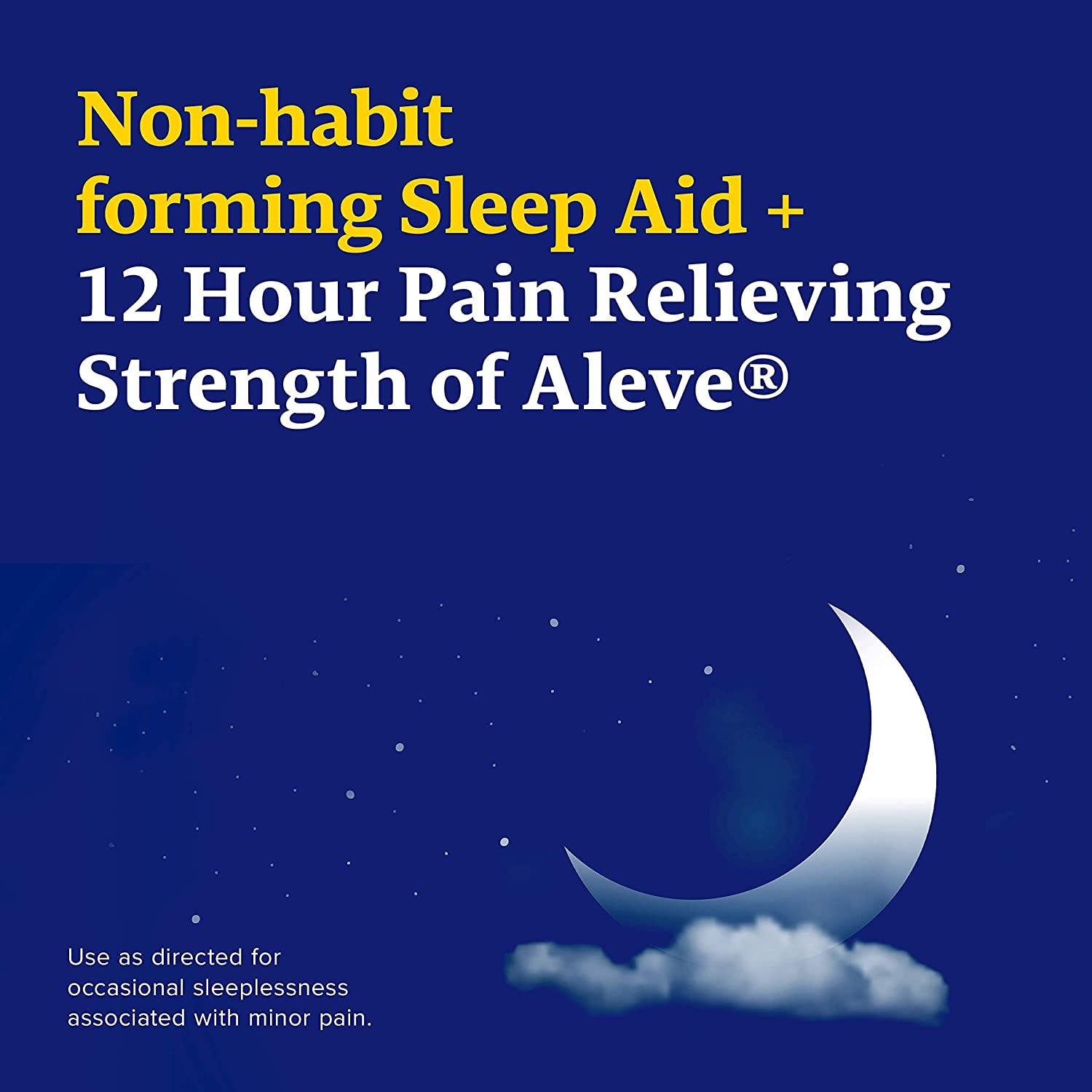 Aleve PM Caplets - Fast Acting Sleep Aid & Pain Relief (80 count) | Buy ...