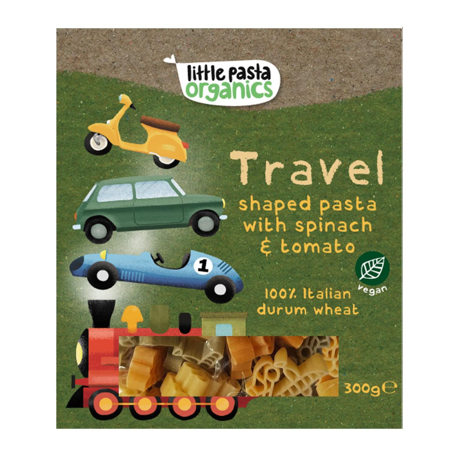 Little Pasta Organics Travel Shaped Pasta - Organic Gluten-Free Pasta ...