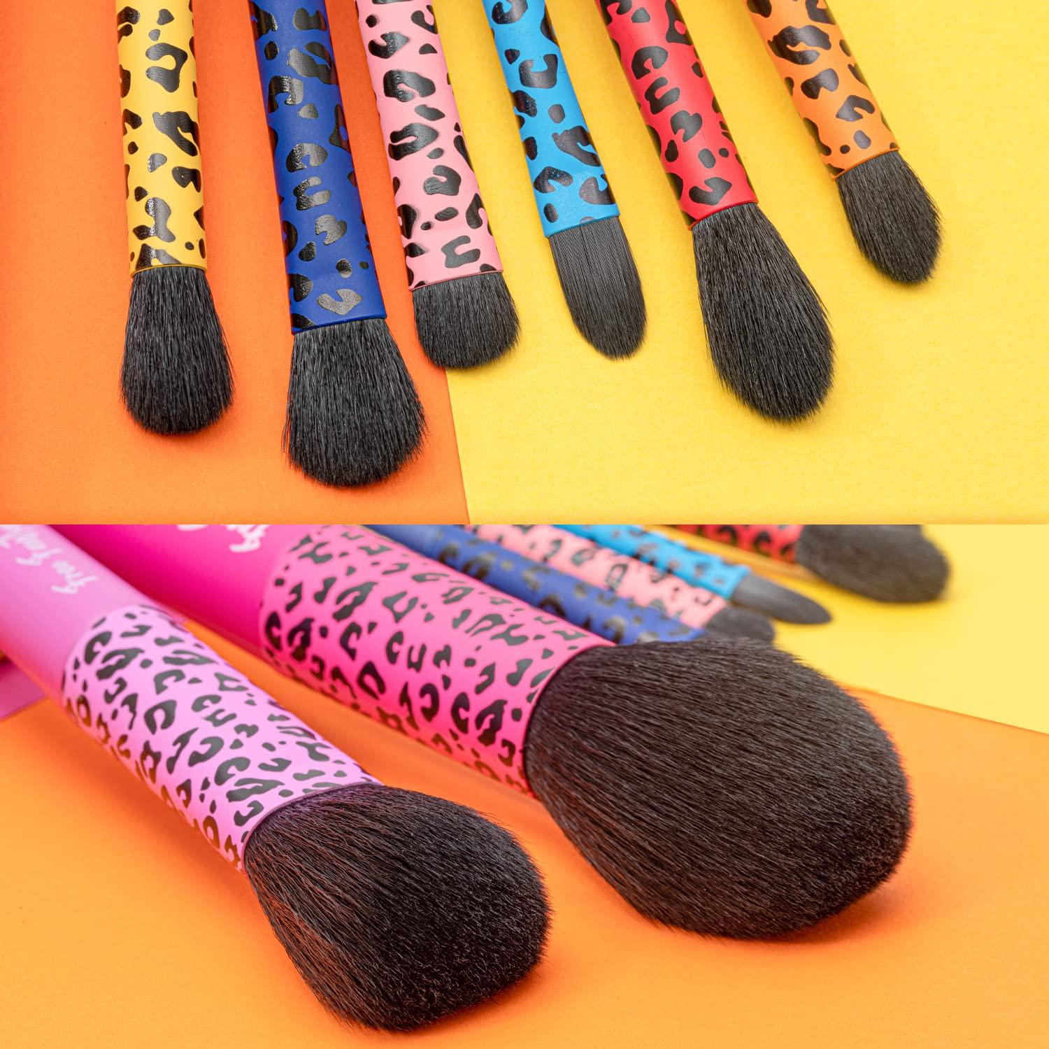 leopard makeup brushes
