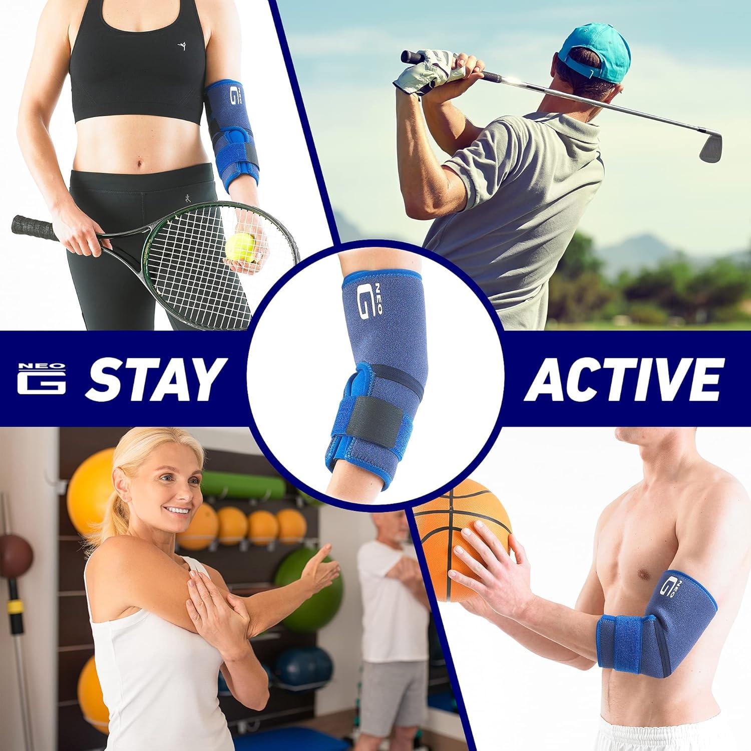 Neo-G Elbow Support - Adjustable Compression for Epicondylitis, Tennis ...