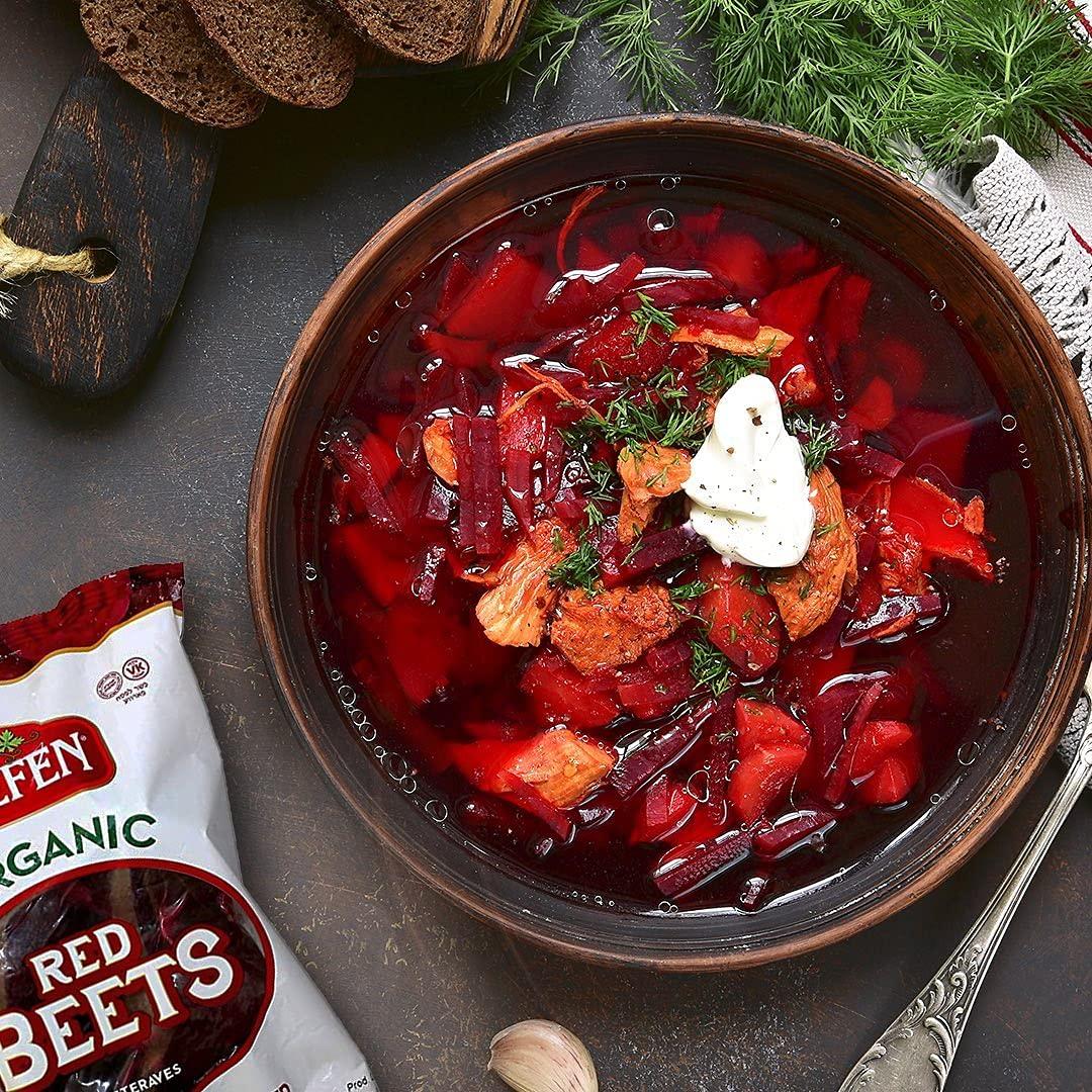 Gefen Organic Red Beets 1.1lb (3 Pack) - Whole, Peeled, Cooked & Ready ...