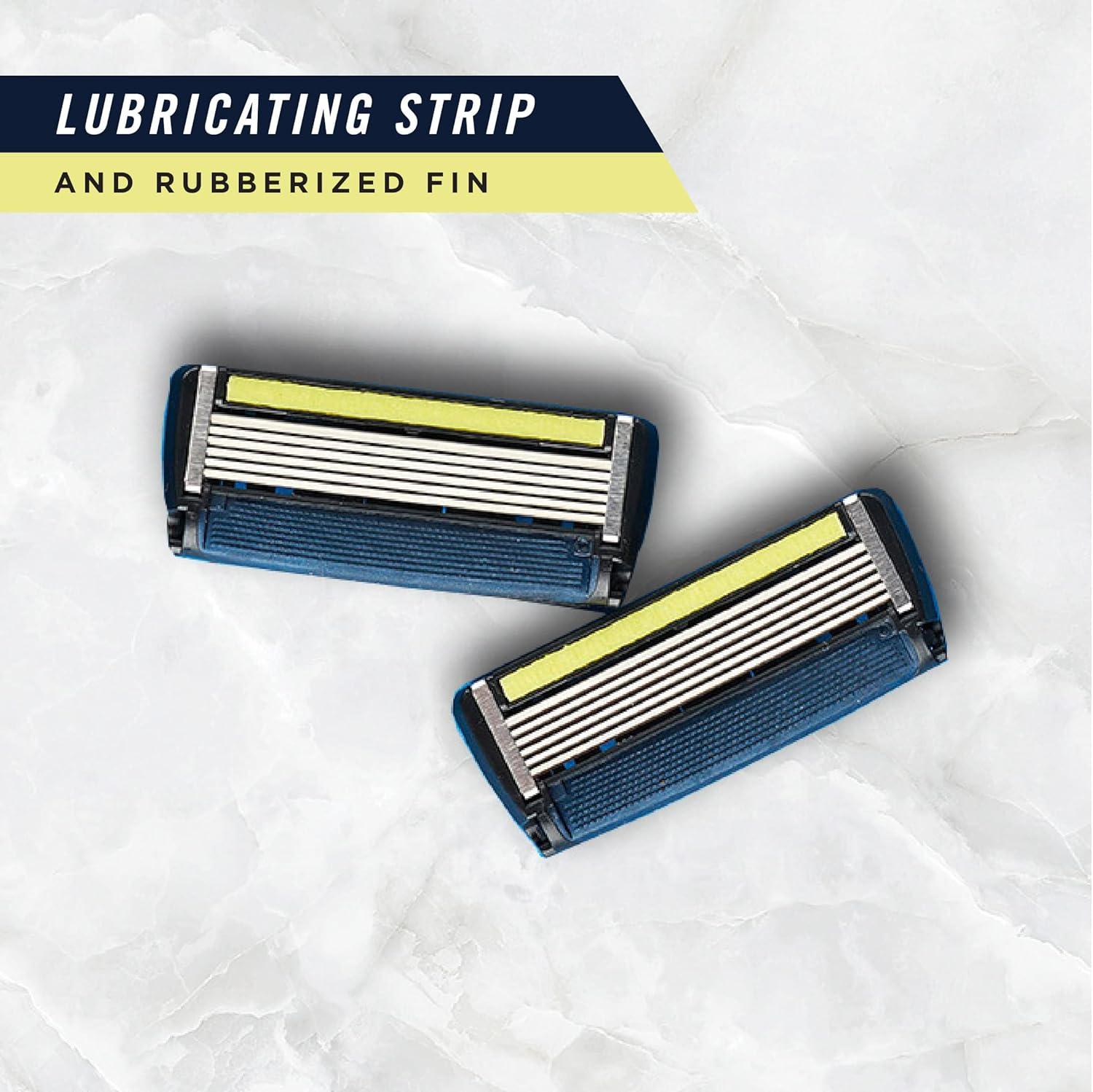 SWIPE Premium Men's 6-Blade Razor Kit with Flex Head Handle + 24 ...