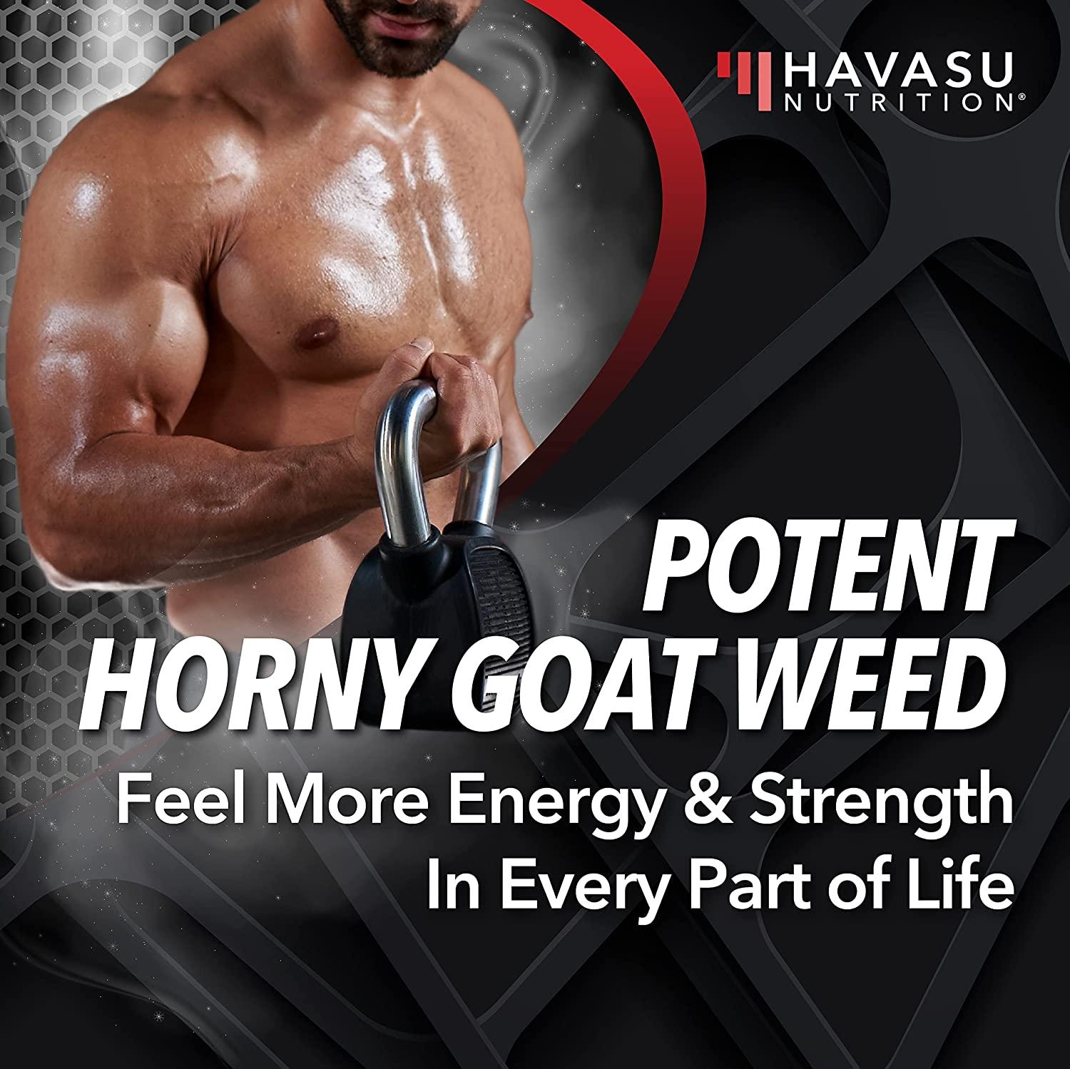 Male Enhancing Bundle: L-Arginine & Horny Goat Weed for Performance ...